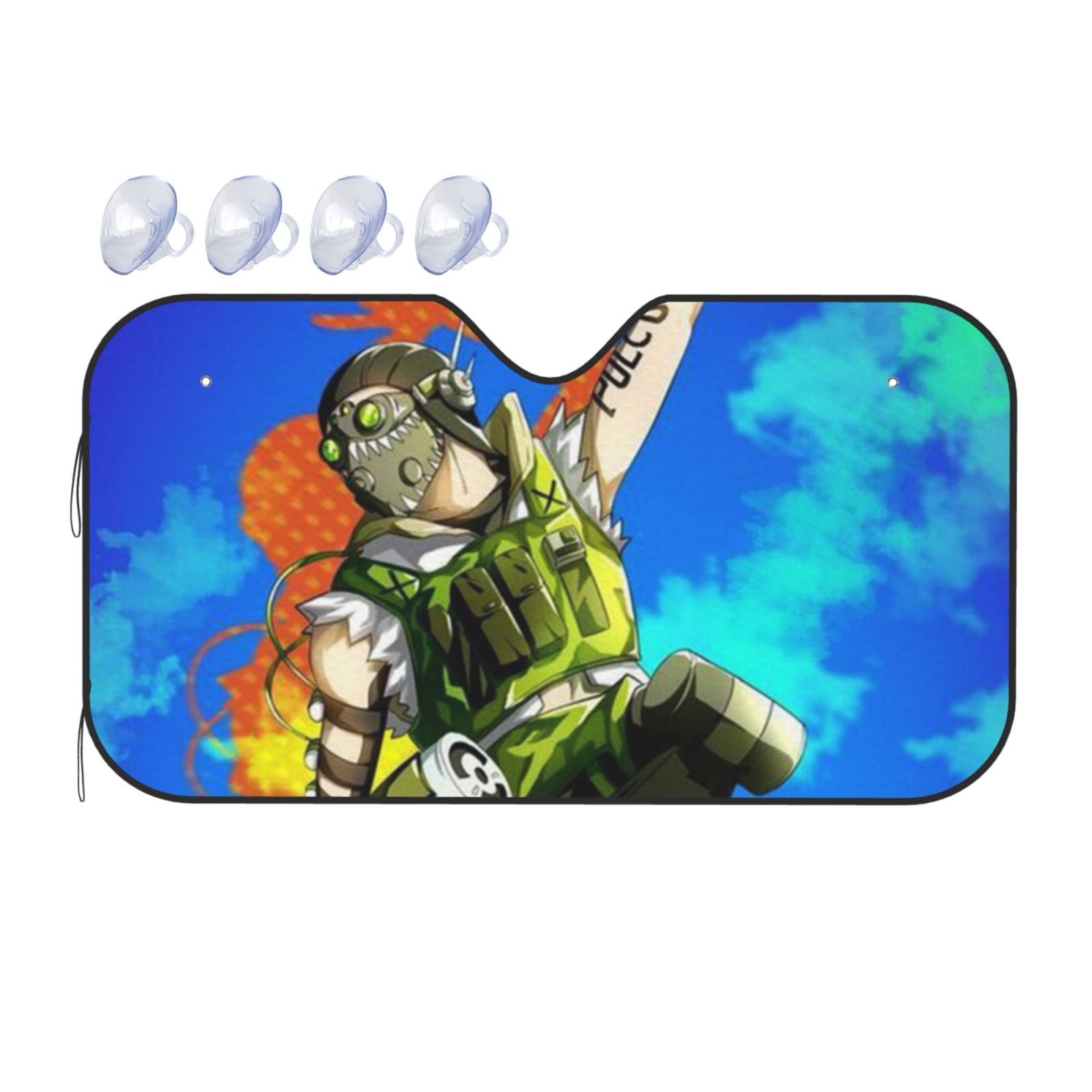 Apex Legends Octane Car Sun Shade Windshield Sunshade Aluminum Foil Sun ...