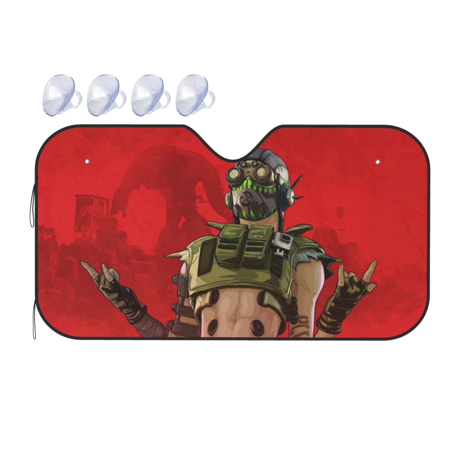 Apex Legends Octane Car Sun Shade Windshield Sunshade Aluminum Foil Sun ...