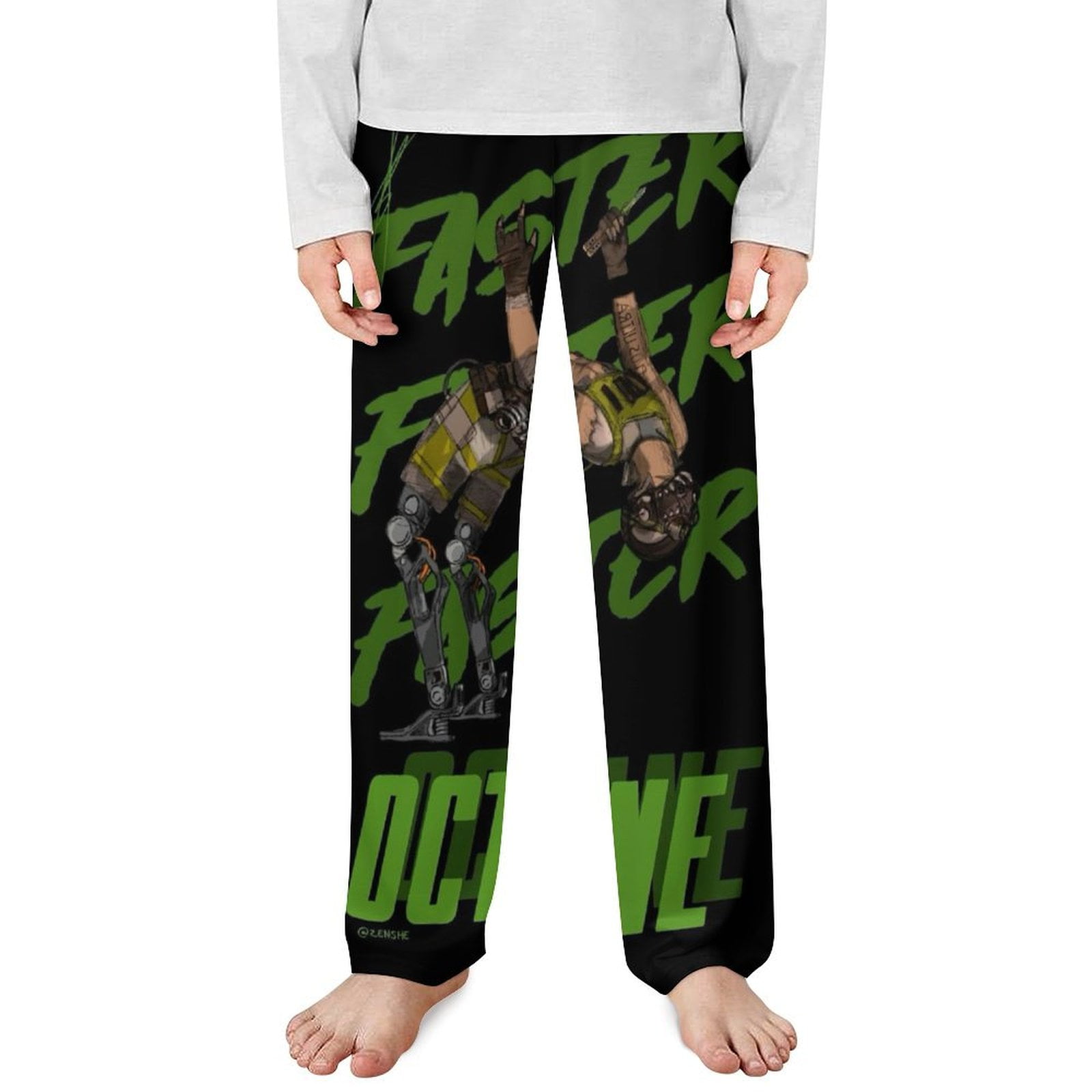 Apex Legends Octane Children's Pajamas Straight Leg Pants Soft Pants ...