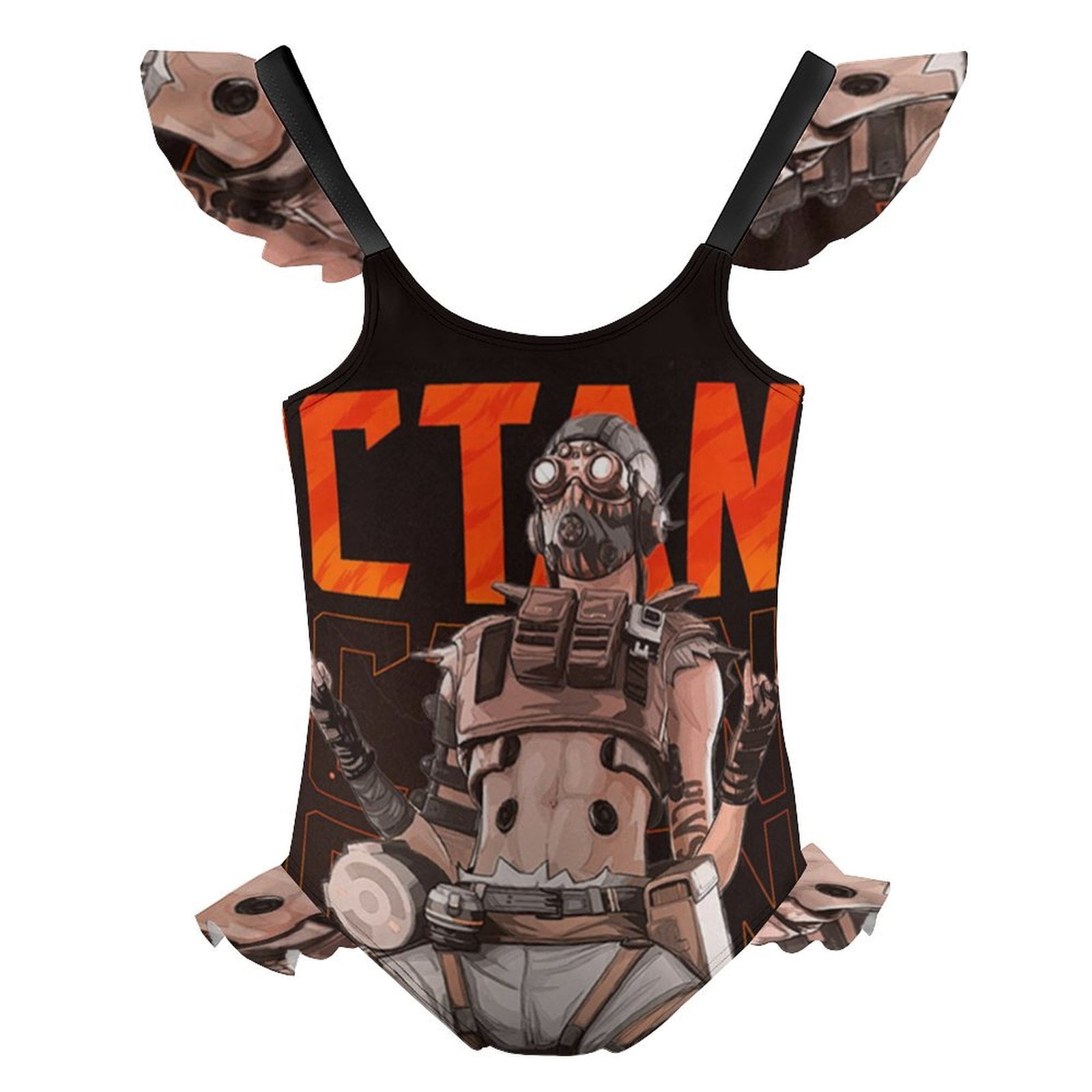 Apex Legends Octane Girls Swimsuit Ruffle One-piece Beachwear Kids Cute ...