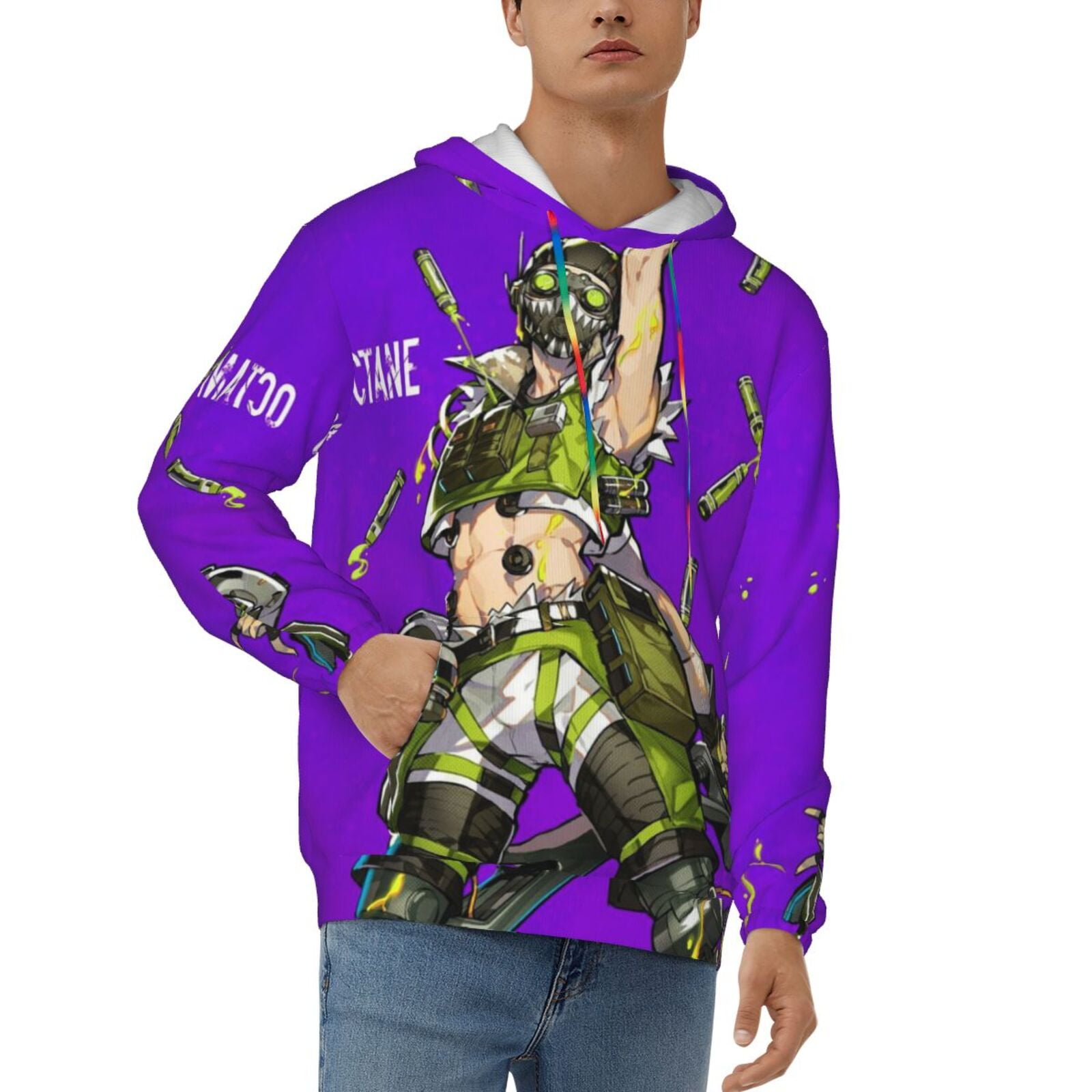 Apex Legends Octane Mens Active Sweatshirts Cozy Hoodie 3d Graphic ...