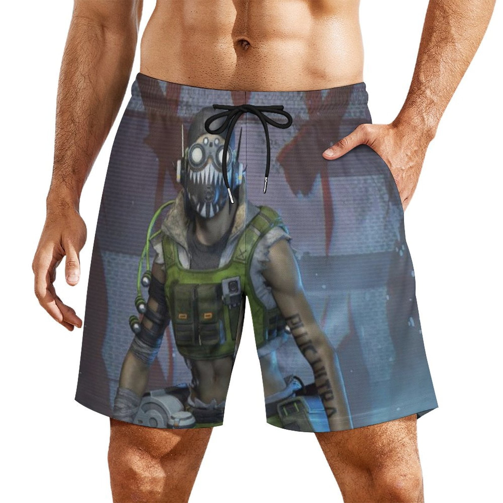 Apex Legends Octane Mens Swim Trunks with Compression Liner Board ...