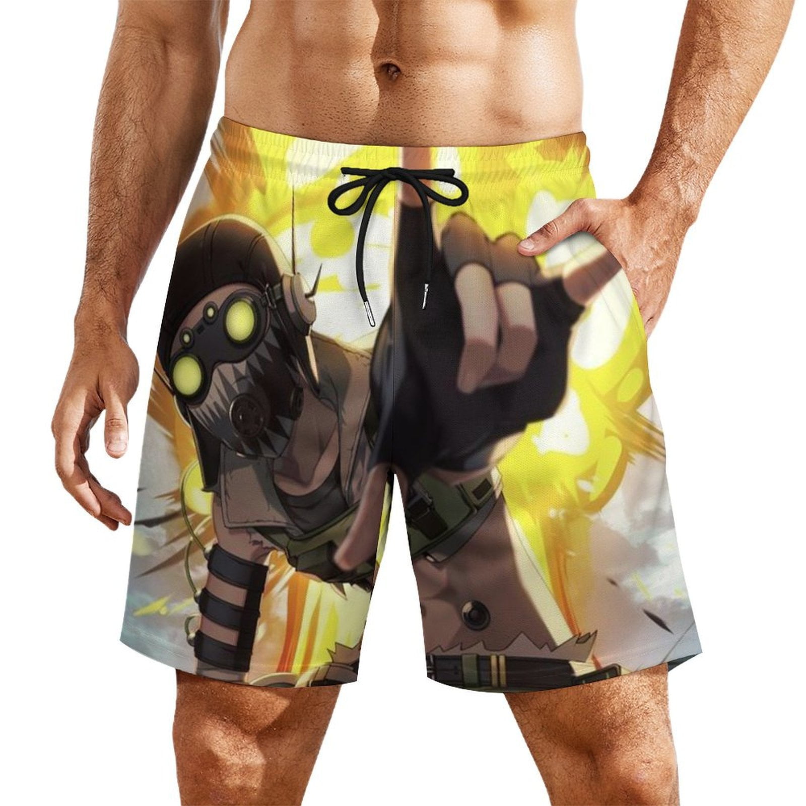 Apex Legends Octane Mens Swim Trunks with Compression Liner Board ...