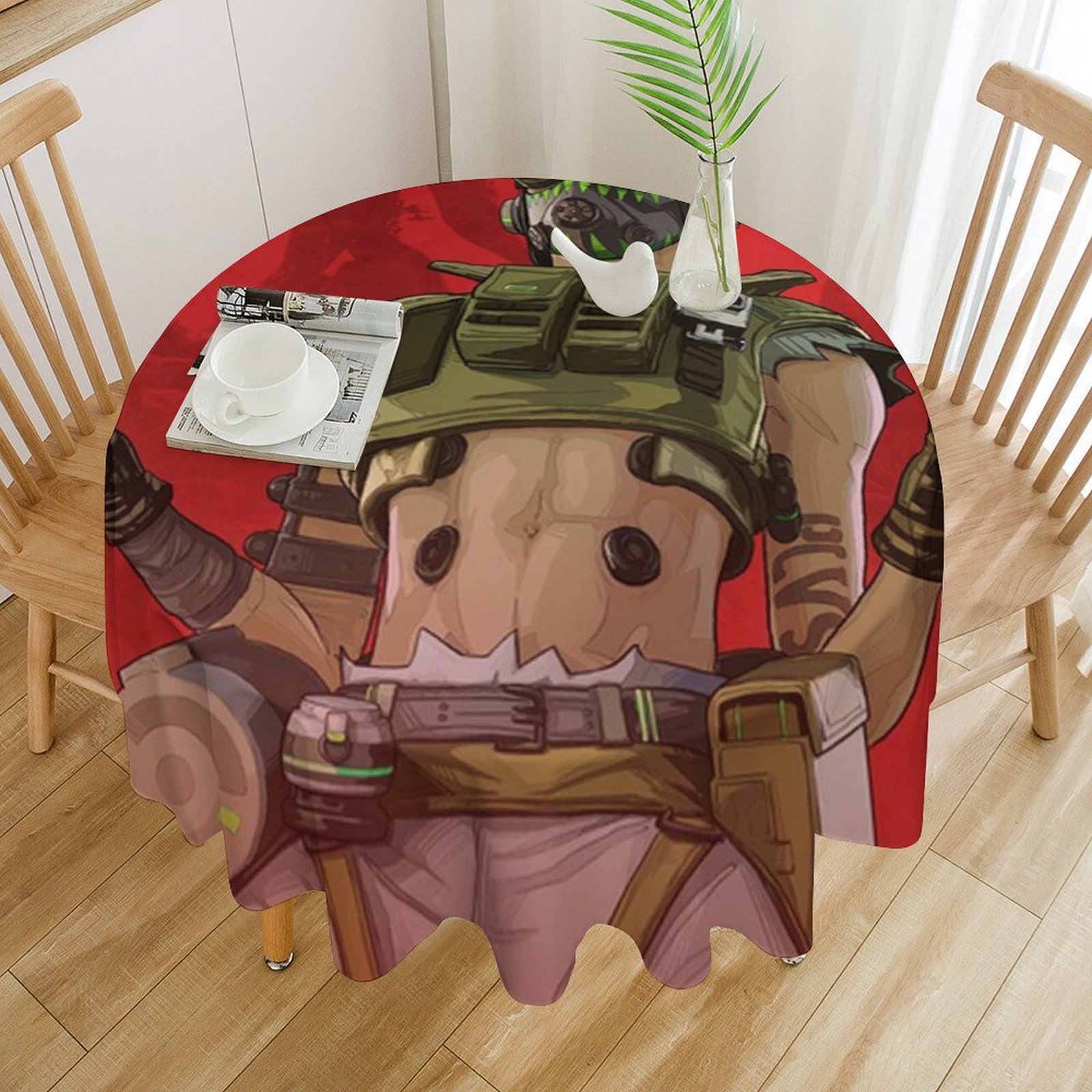 Apex Legends Octane Round Tablecloth Print Decorative Table Cover ...