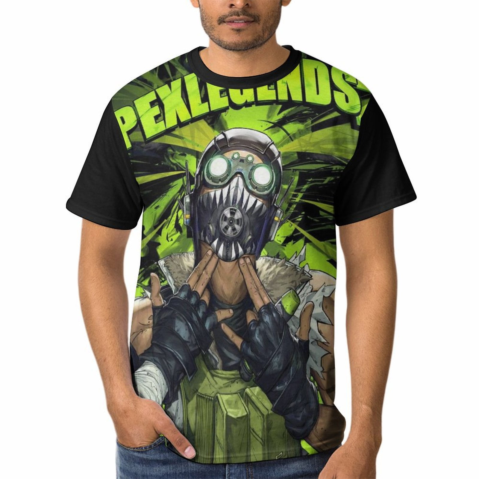 Apex Legends Octane Shirts Men's Short Sleeve Printed T-Shirt Graphic Comfortable Tee Tops ...