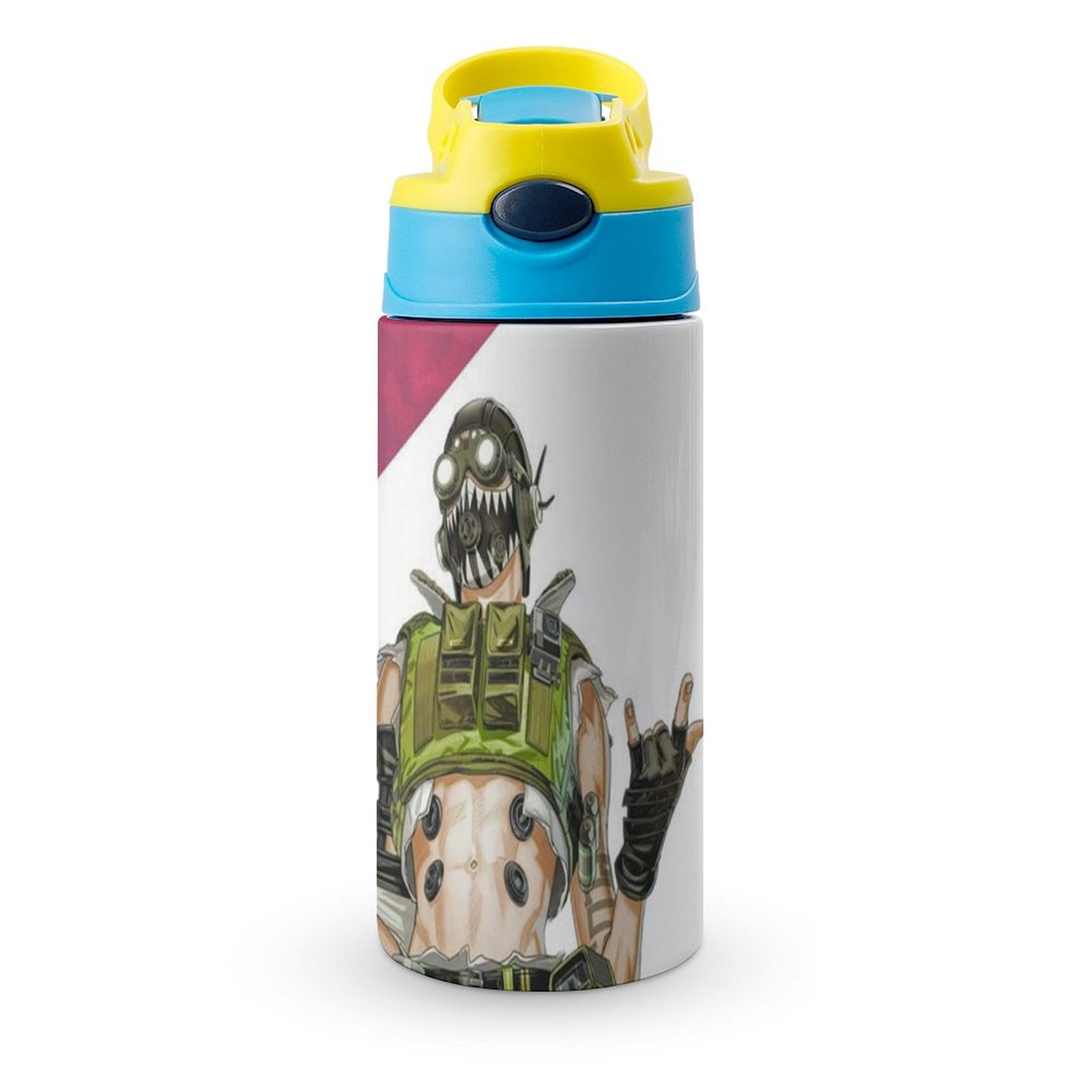 Apex Legends Octane Stainless Steel Water Bottle with Straw Children's ...