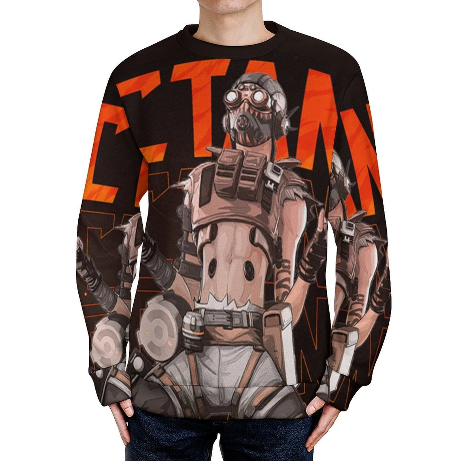 Apex Legends Octane Unisex Sweater Long Sleeve Round Neck Pullover ...