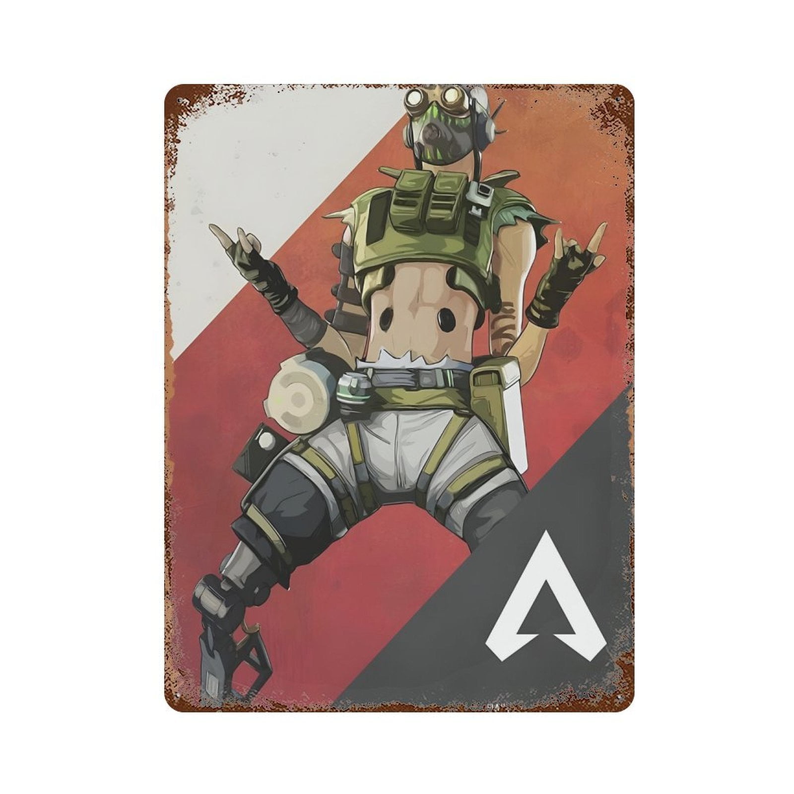 Apex Legends Octane Tin Metal Decorative Wall Paintings - Vintage ...