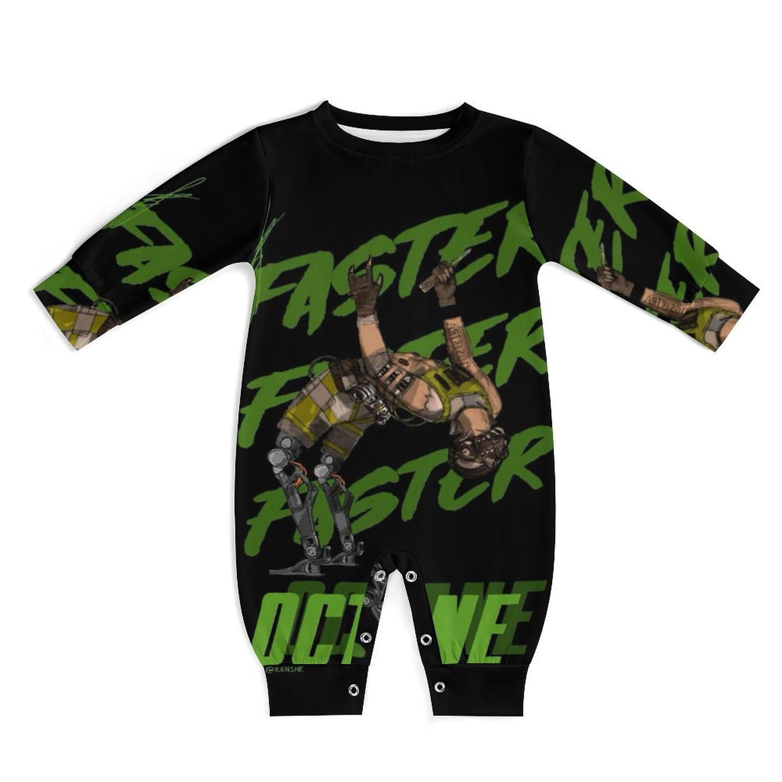 Apex Legends Octane Unisex Baby Boy Girl Rompers Long Sleeve Infant ...