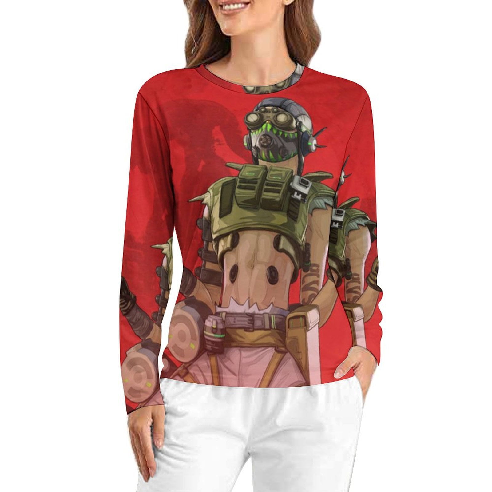 Apex Legends Octane Women's Pajama Top 3D Digital Print Sleepwear ...