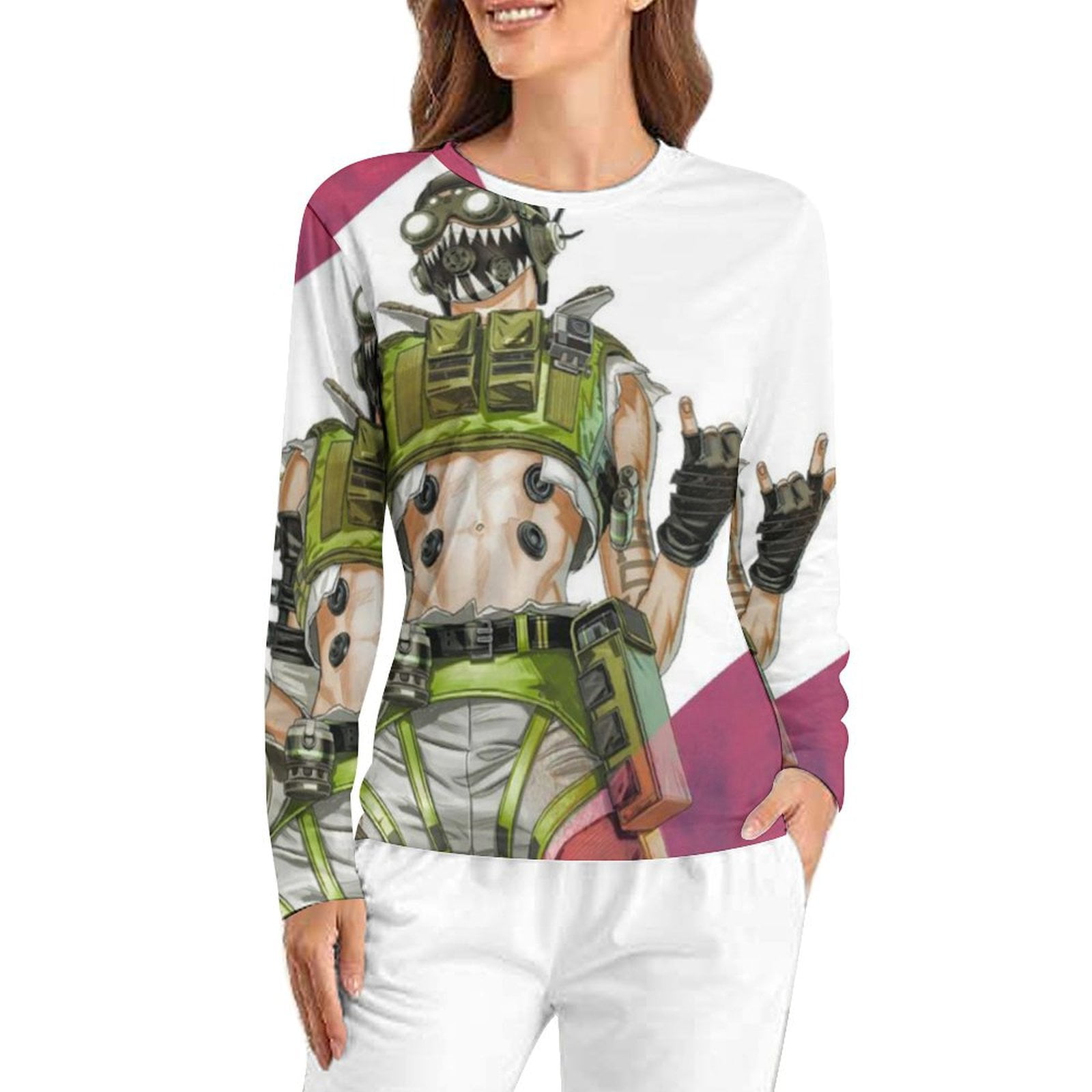 Apex Legends Octane Women's Pajama Top 3D Digital Print Sleepwear ...