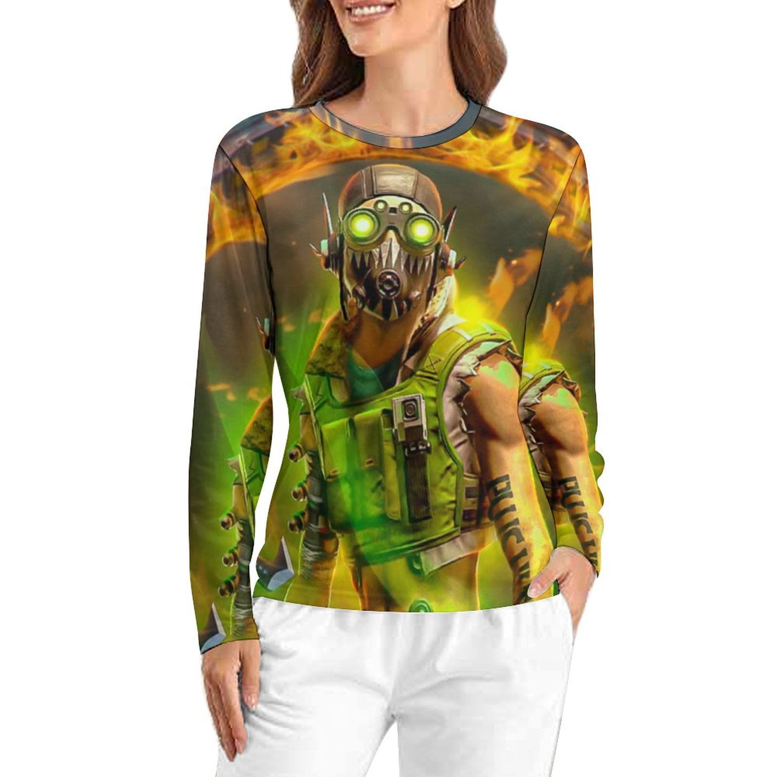 Apex Legends Octane Women's Pajama Top 3D Digital Print Sleepwear ...