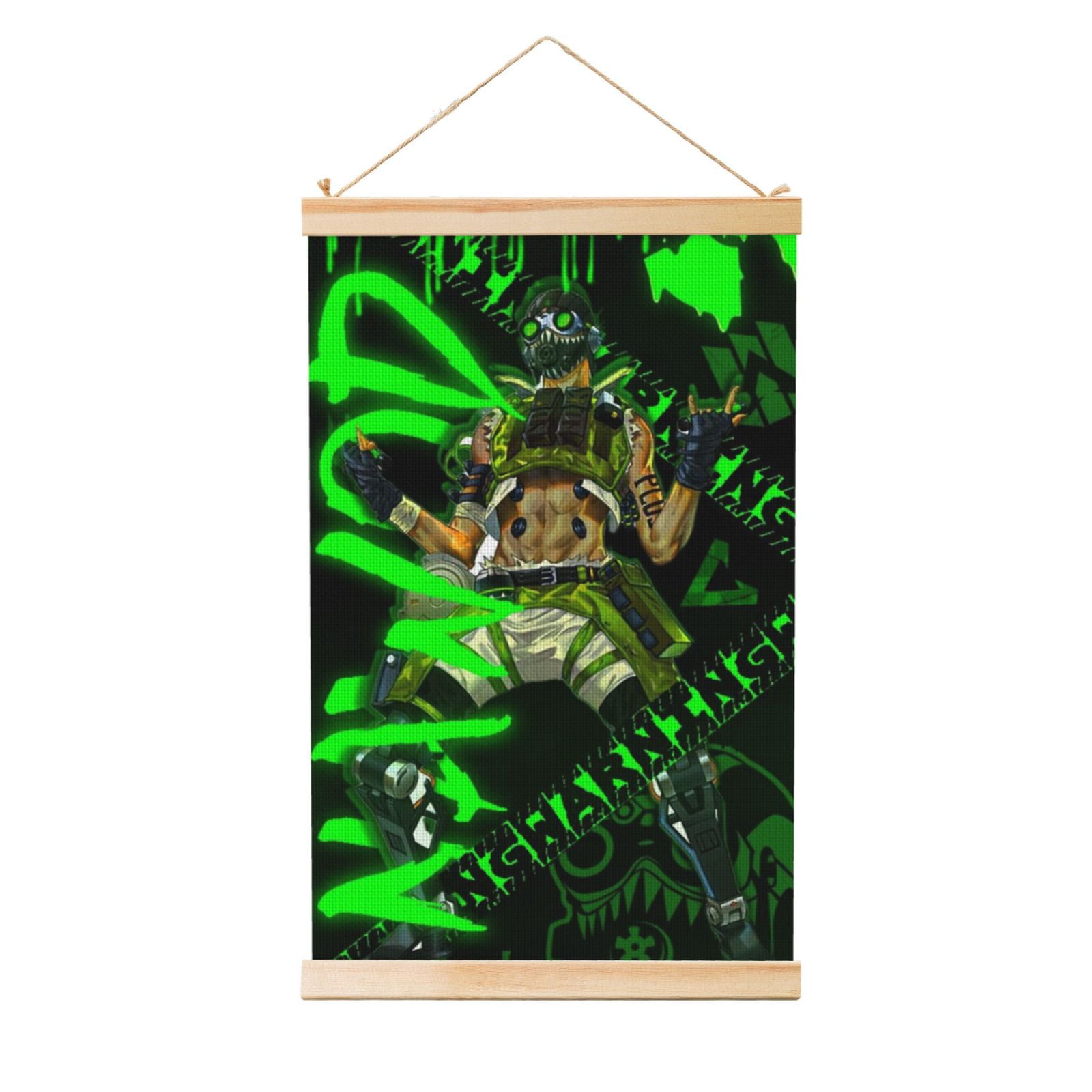 Apex Legends Octane Wooden Shaft Hanging Poster Home Decor Poster Wall ...