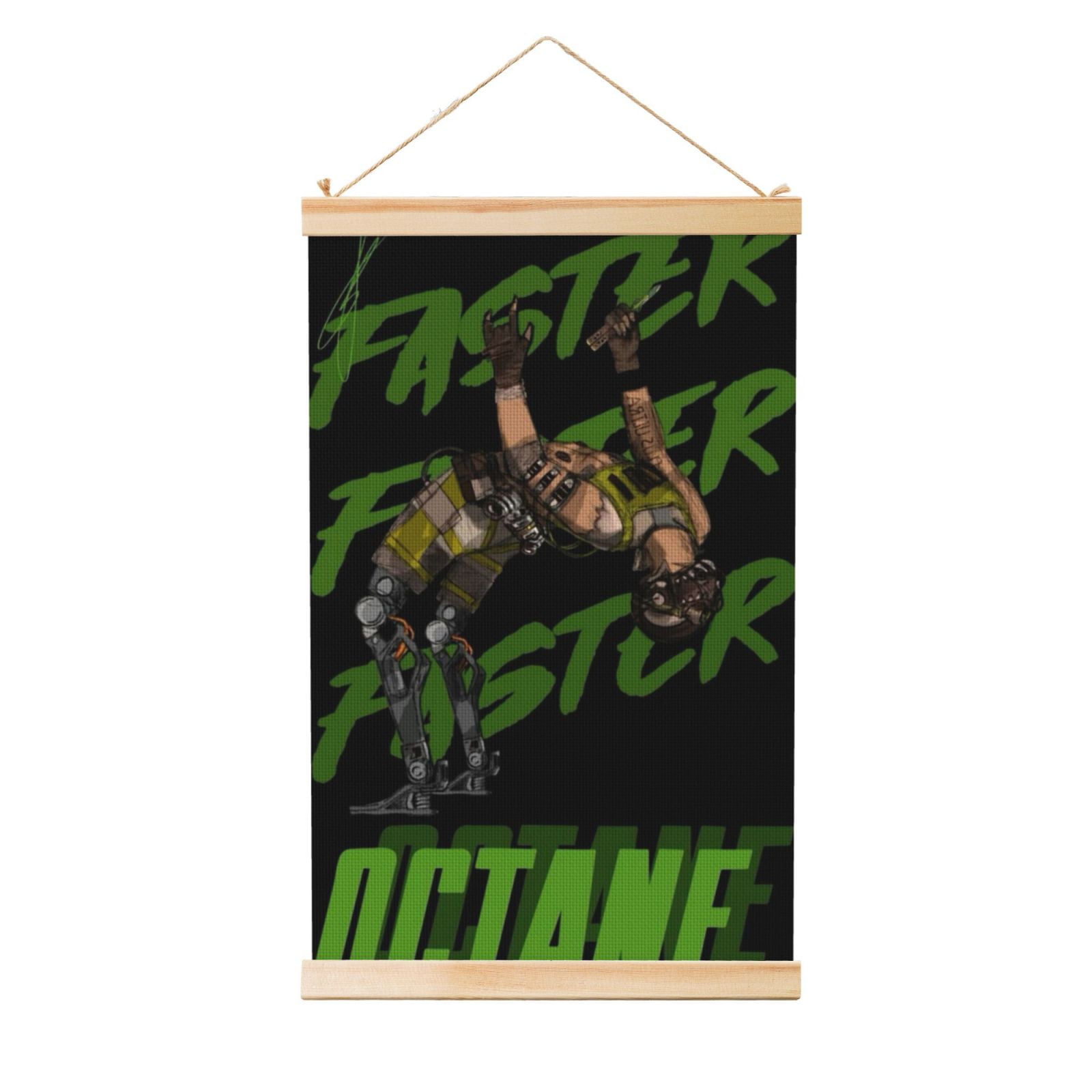 Apex Legends Octane Wooden Shaft Hanging Poster Home Decor Poster Wall ...
