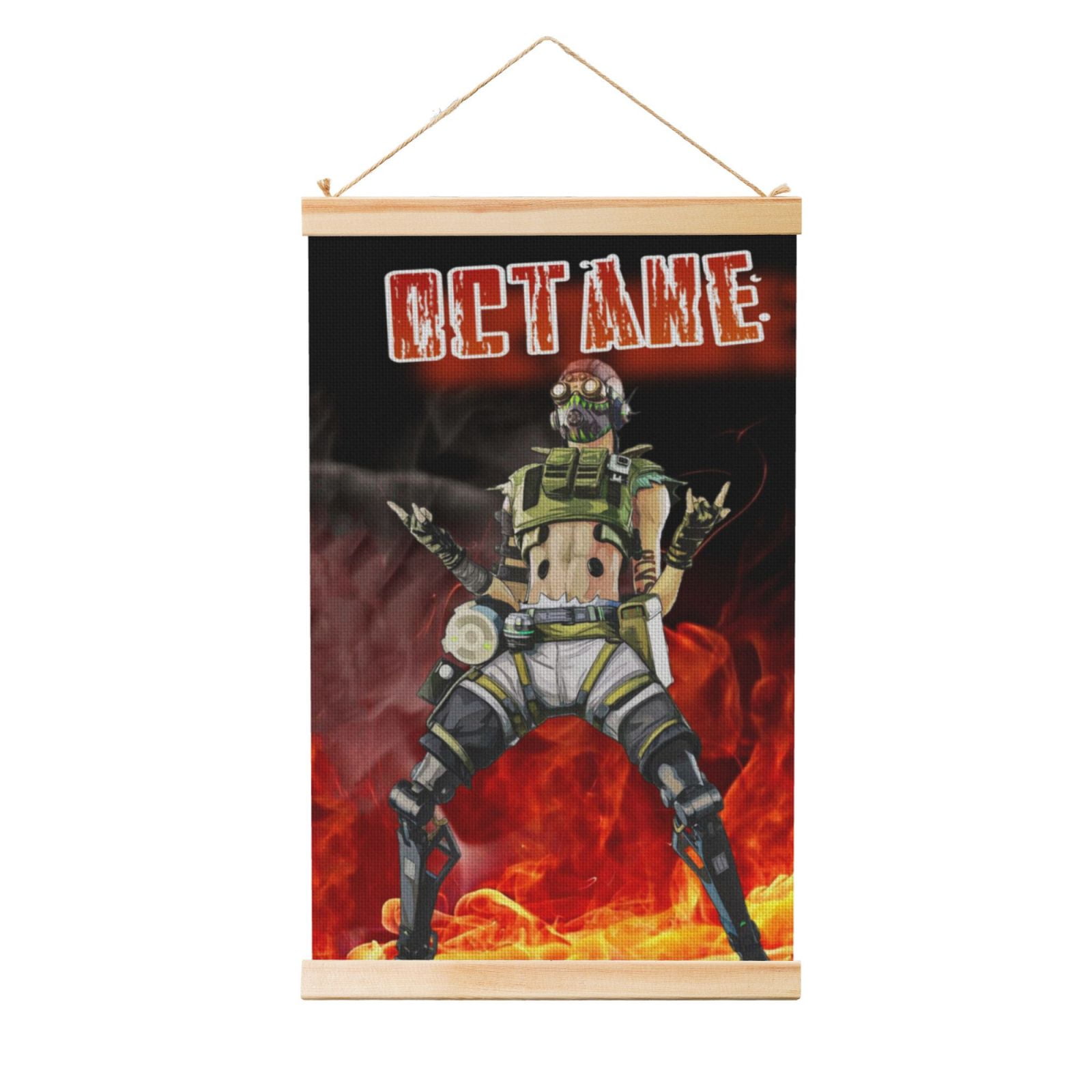 Apex Legends Octane Wooden Shaft Hanging Poster Home Decor Poster Wall ...