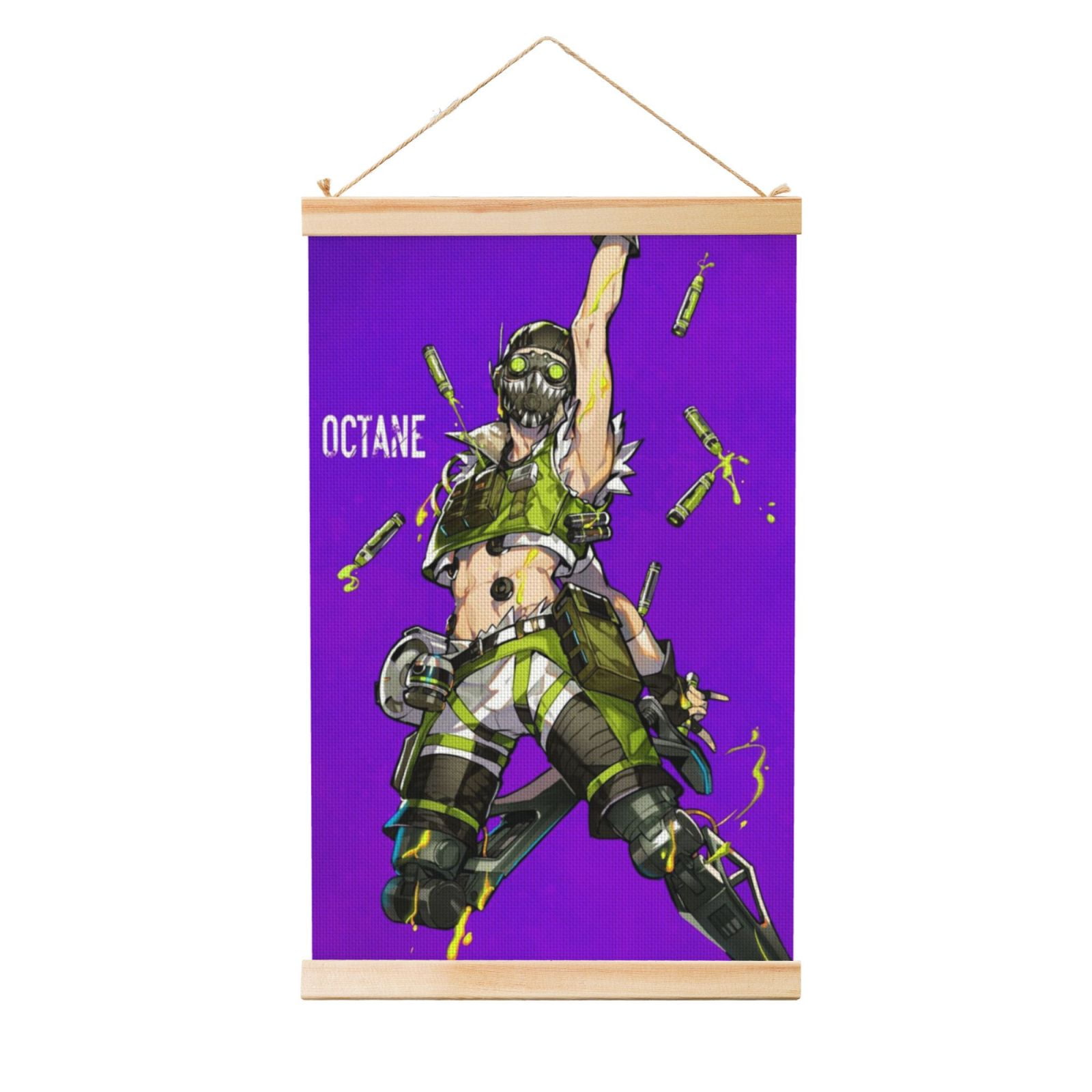 Apex Legends Octane Wooden Shaft Hanging Poster Home Decor Poster Wall ...