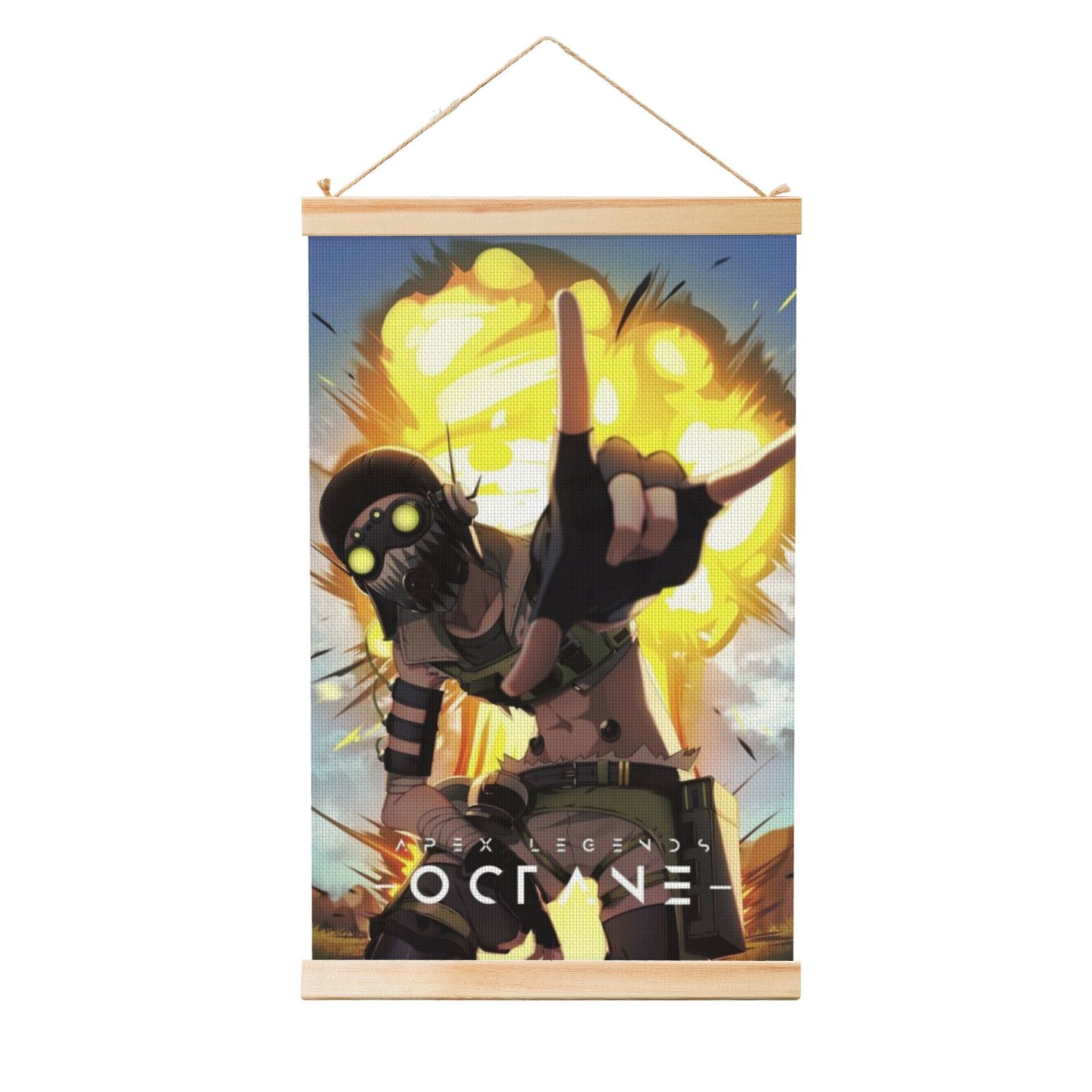 Apex Legends Octane Wooden Shaft Hanging Poster Home Decor Poster Wall ...