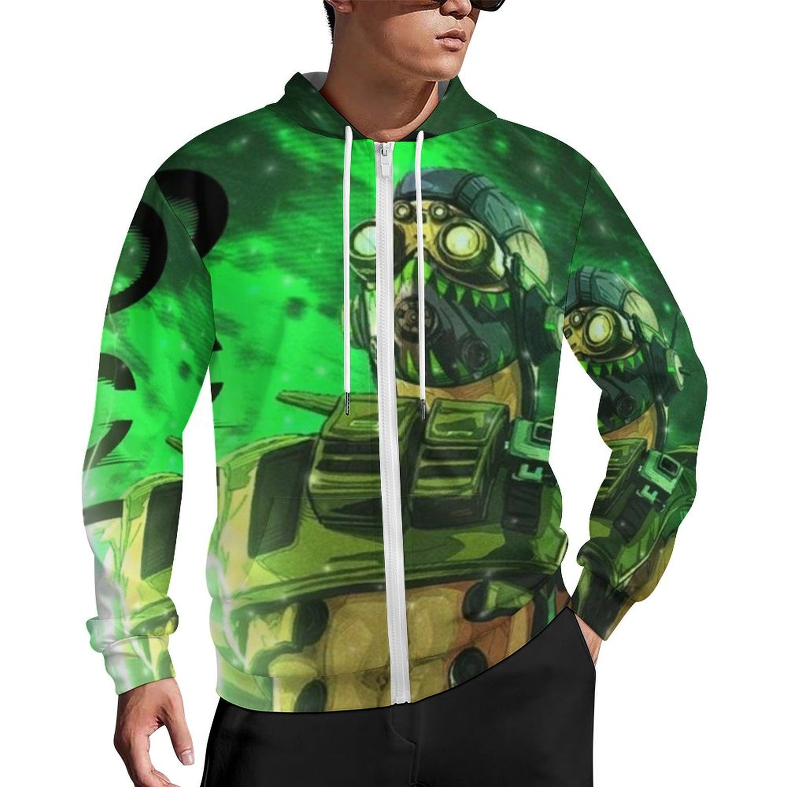 Apex Legends Octane Zip Up Hoodies Unisex Realistic 3D Print Sweatshirt ...