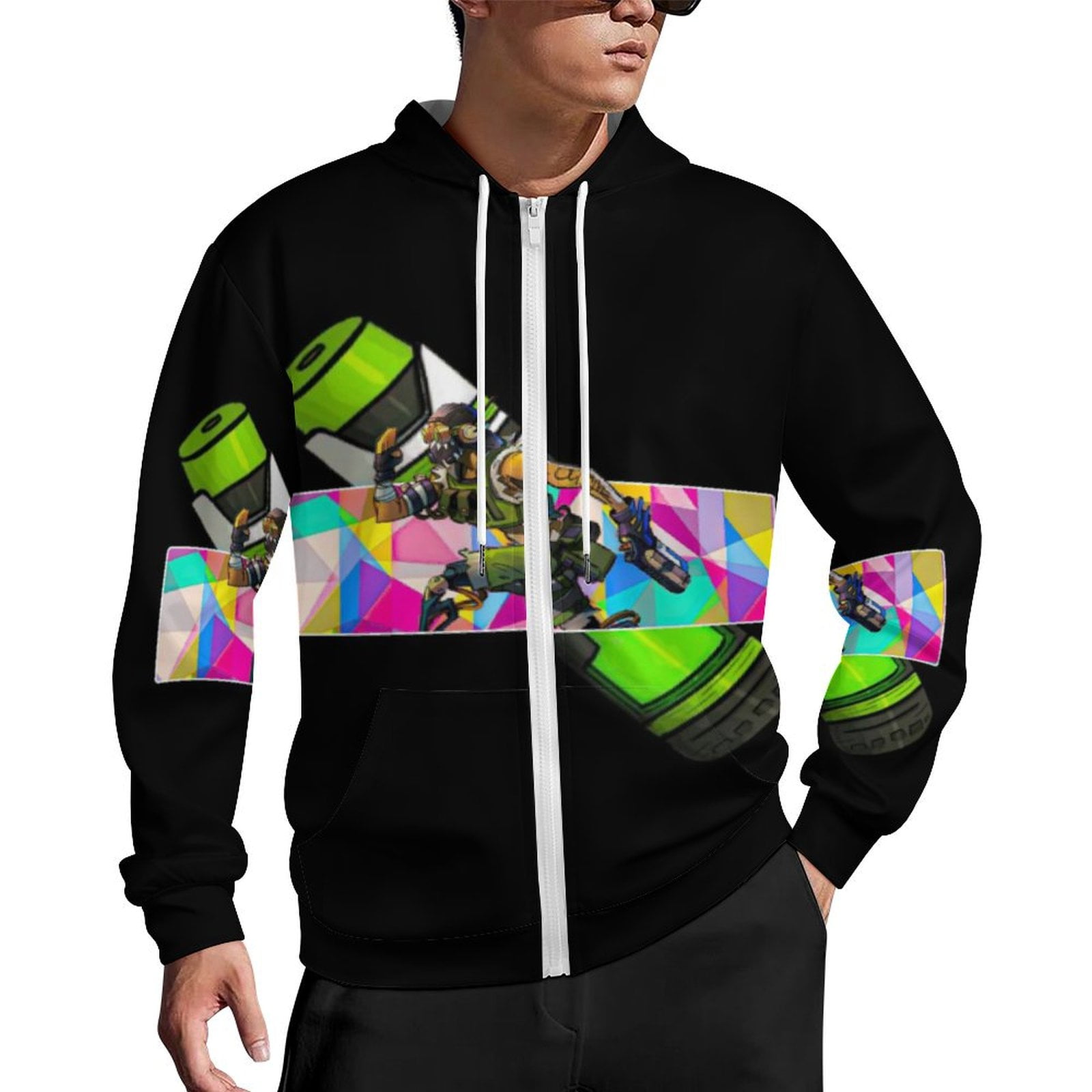 Apex Legends Octane Zip Up Hoodies Unisex Realistic 3D Print Sweatshirt ...