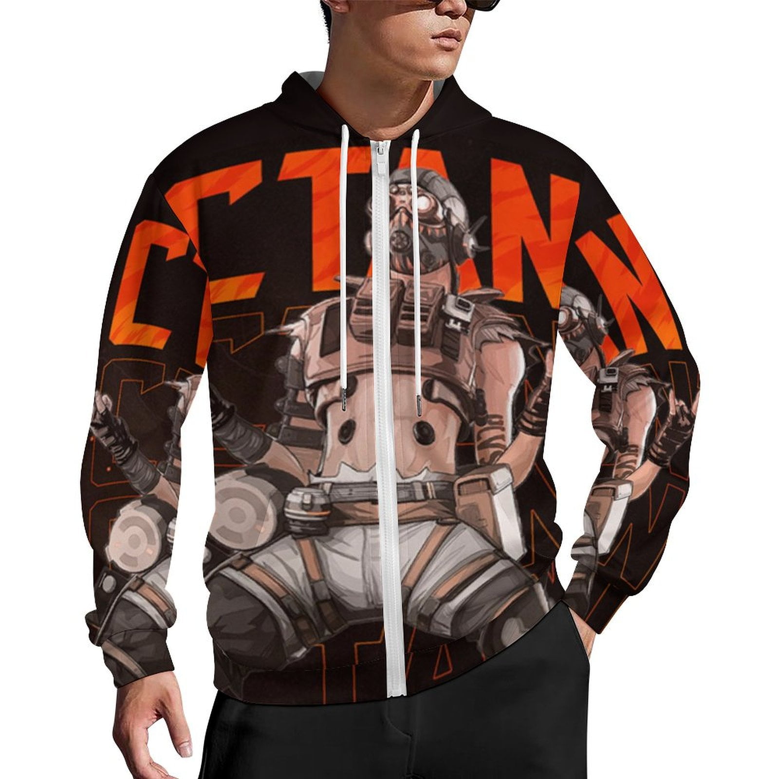 Apex Legends Octane Zip Up Hoodies Unisex Realistic 3D Print Sweatshirt ...