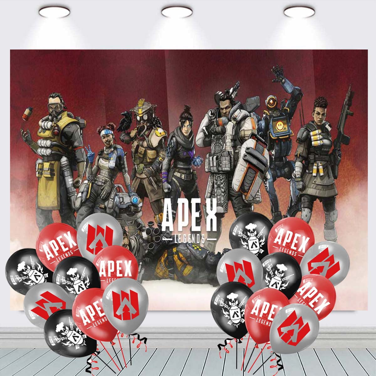 Apex Legends Party Decorations Backdrop Banner Balloons Taspestry Wall ...