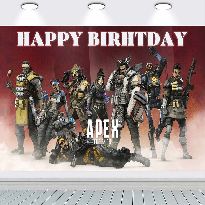 Apex Legends Party Supplies for Photography Taspestry Post Backdrop ...