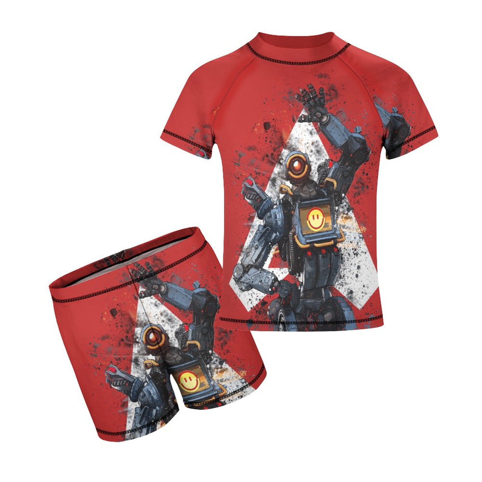 Apex Legends Pathfinder Boys 2-Piece Swimsuit Set Bathing Suit Short ...