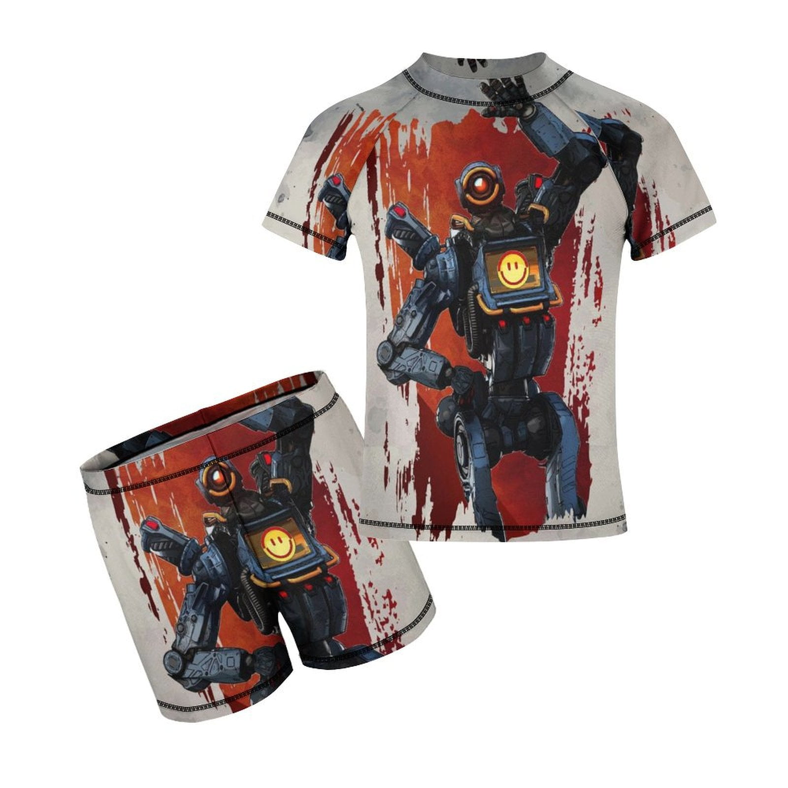 Apex Legends Pathfinder Boys 2-Piece Swimsuit Set Bathing Suit Short ...