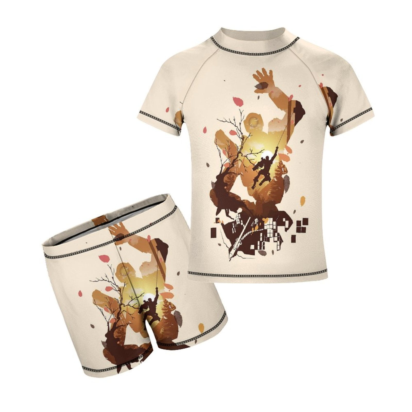 Apex Legends Pathfinder Boys 2-Piece Swimsuit Set Bathing Suit Short ...