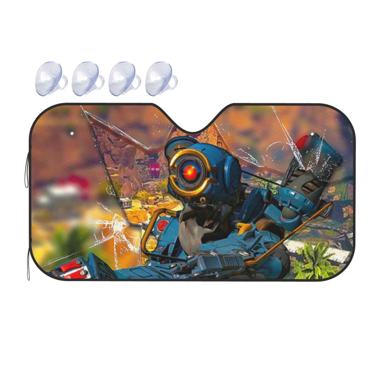Apex Legends Pathfinder Car Sun Shade Windshield Sunshade Aluminum Foil ...