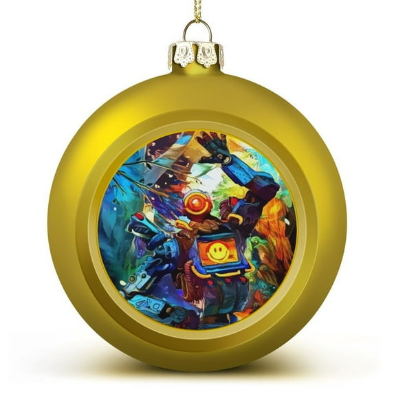 Apex Legends Pathfinder Christmas Balls Decorative Matte Xmas Ornaments ...