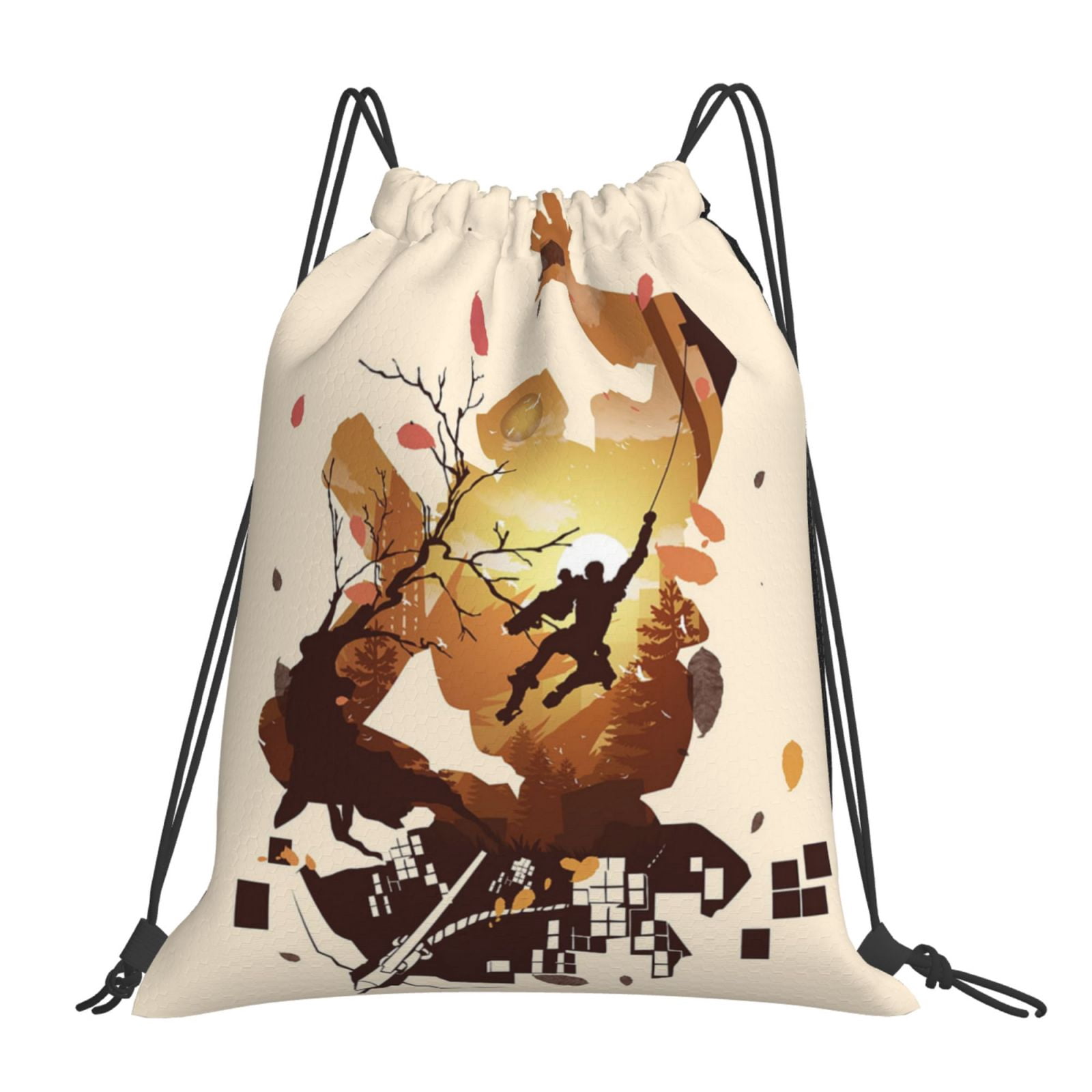 Apex Legends Pathfinder Drawstring Backpack Simple Sports Gym Bag Draw ...