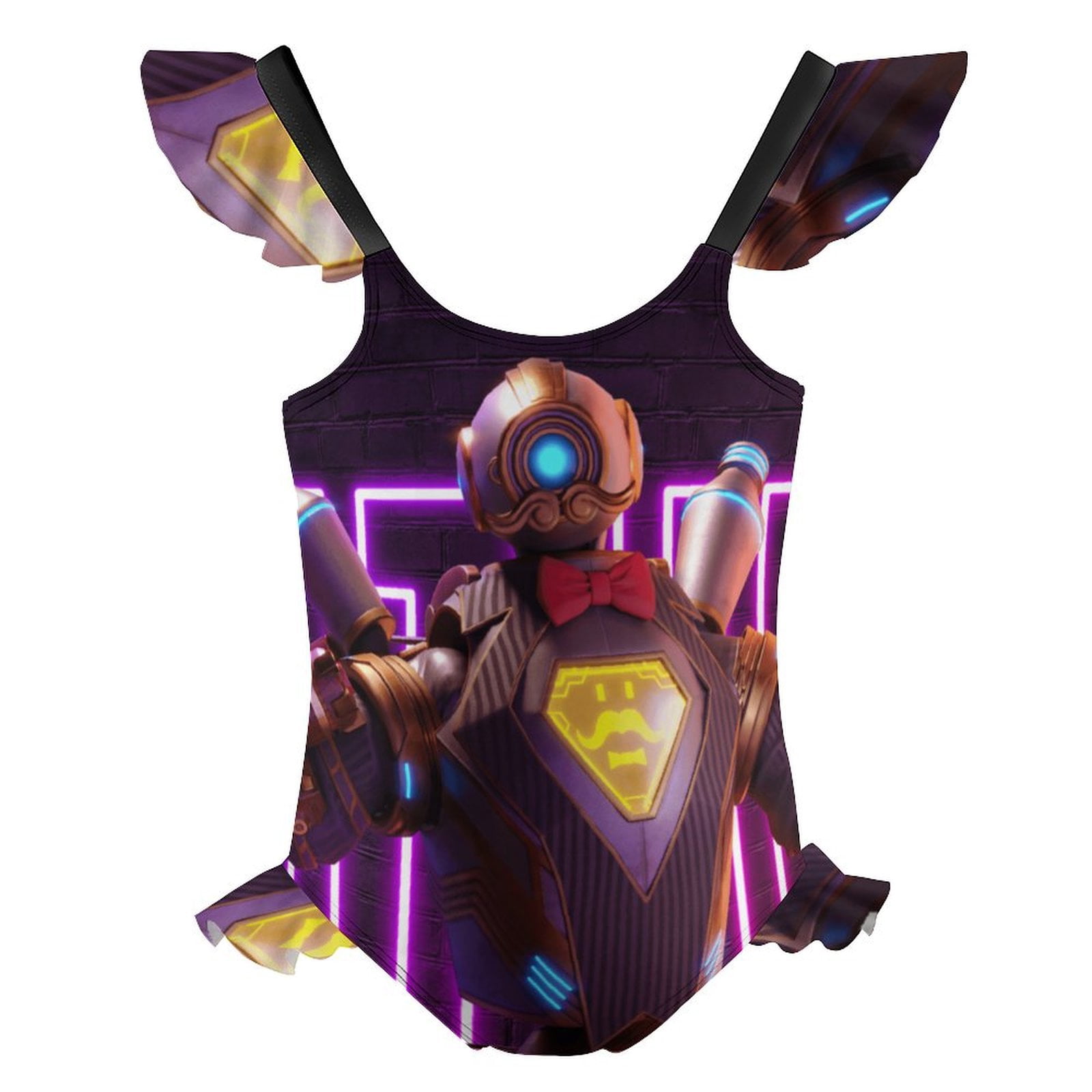 Apex Legends Pathfinder Girls Swimsuit Ruffle One-piece Beachwear Kids ...
