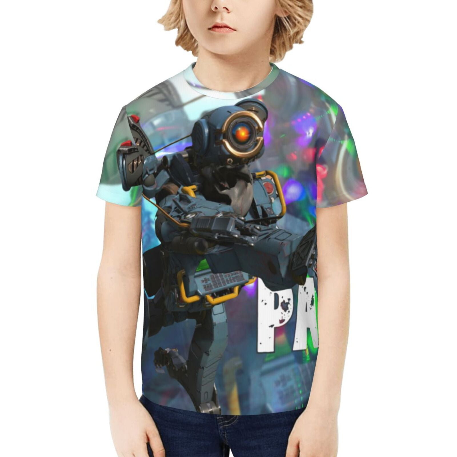 Apex Legends Pathfinder Kids' Short Sleeve T-Shirt Print Tee Shirts For ...