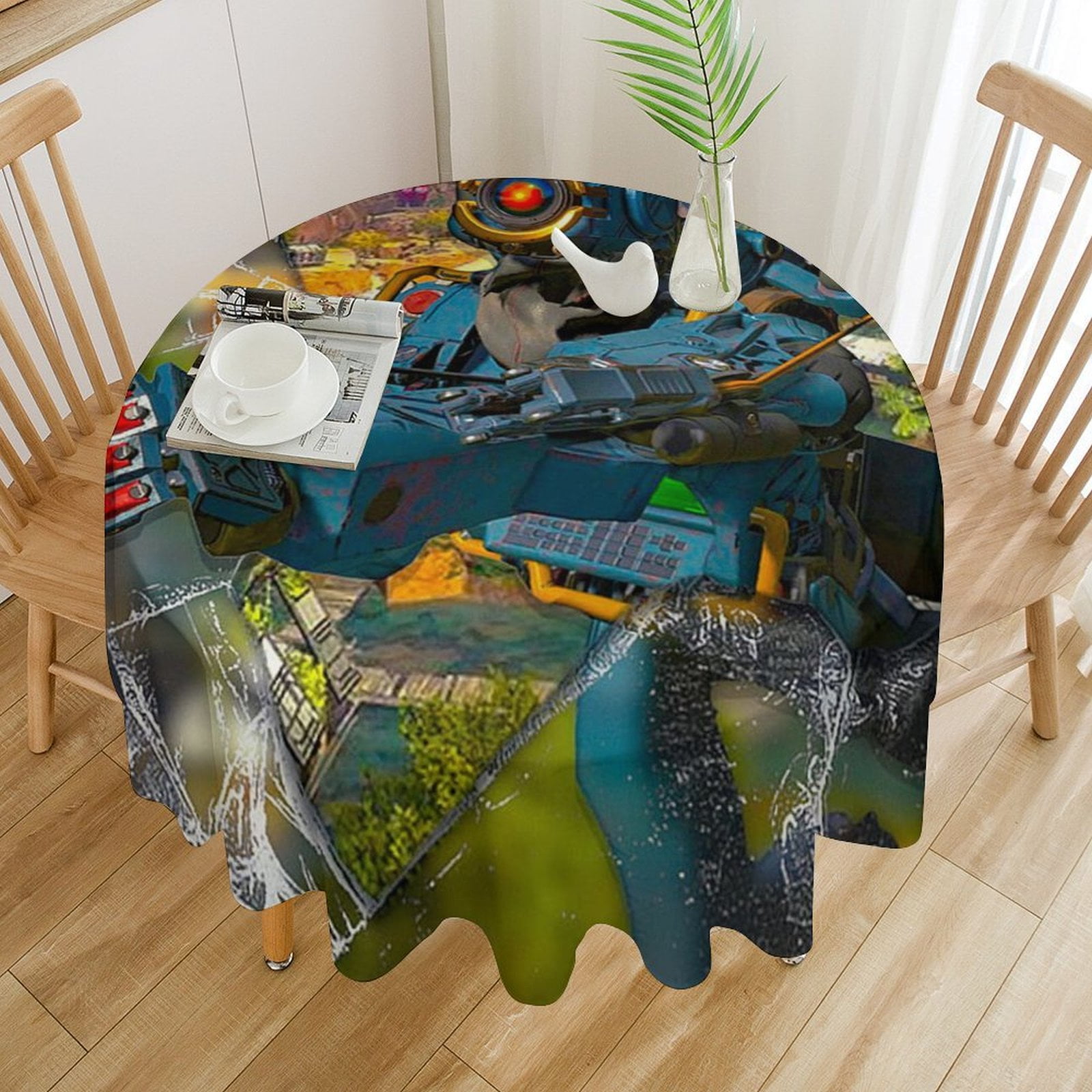 Apex Legends Pathfinder Round Tablecloth Print Decorative Table Cover ...