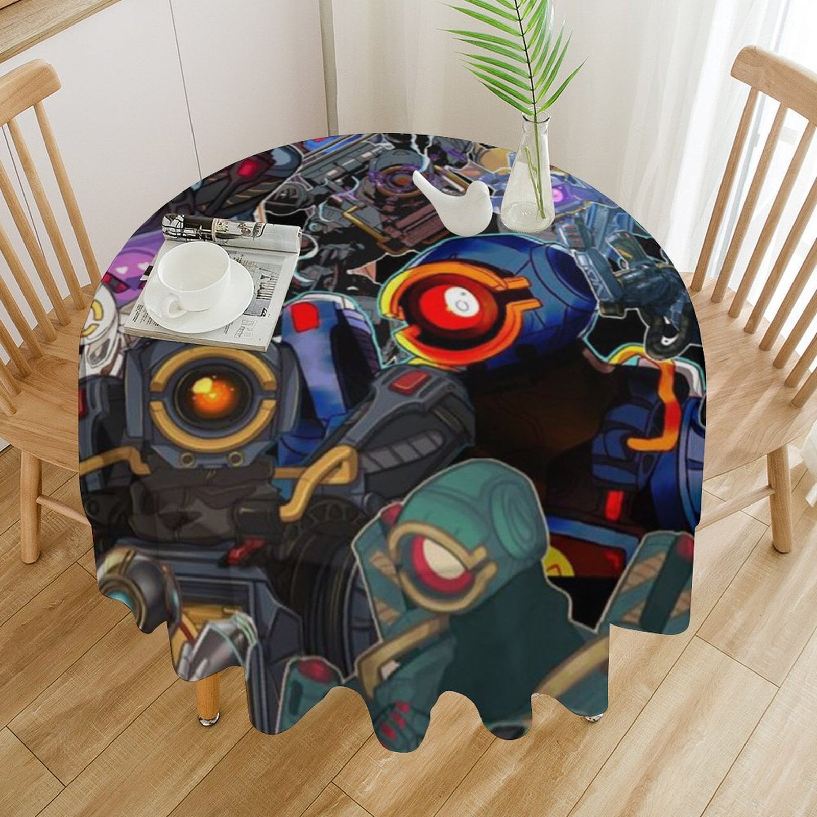 Apex Legends Pathfinder Round Tablecloth Print Decorative Table Cover ...