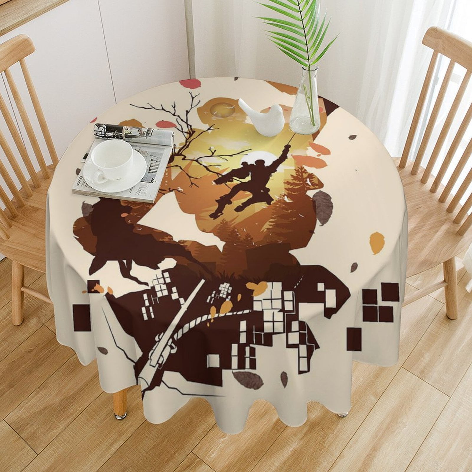 Apex Legends Pathfinder Round Tablecloth Print Decorative Table Cover ...