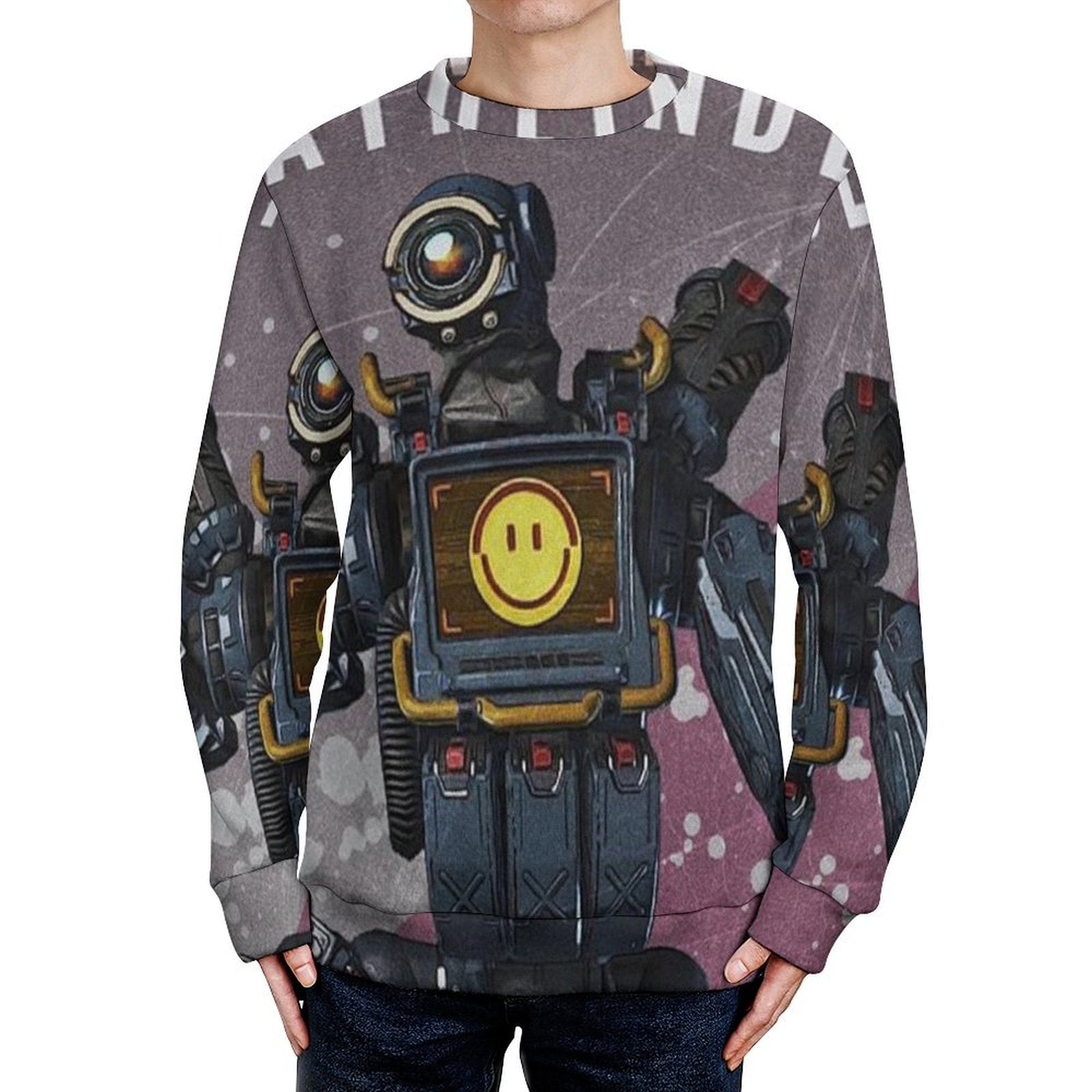 Apex Legends Pathfinder Unisex Sweater Long Sleeve Round Neck Pullover ...