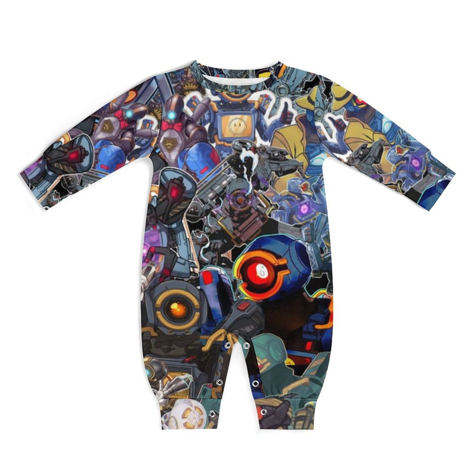 Apex Legends Pathfinder Unisex Baby Boy Girl Rompers Long Sleeve Infant ...
