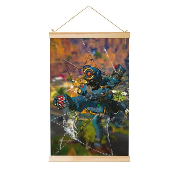Apex Legends Pathfinder Wooden Shaft Hanging Poster Home Decor Poster ...