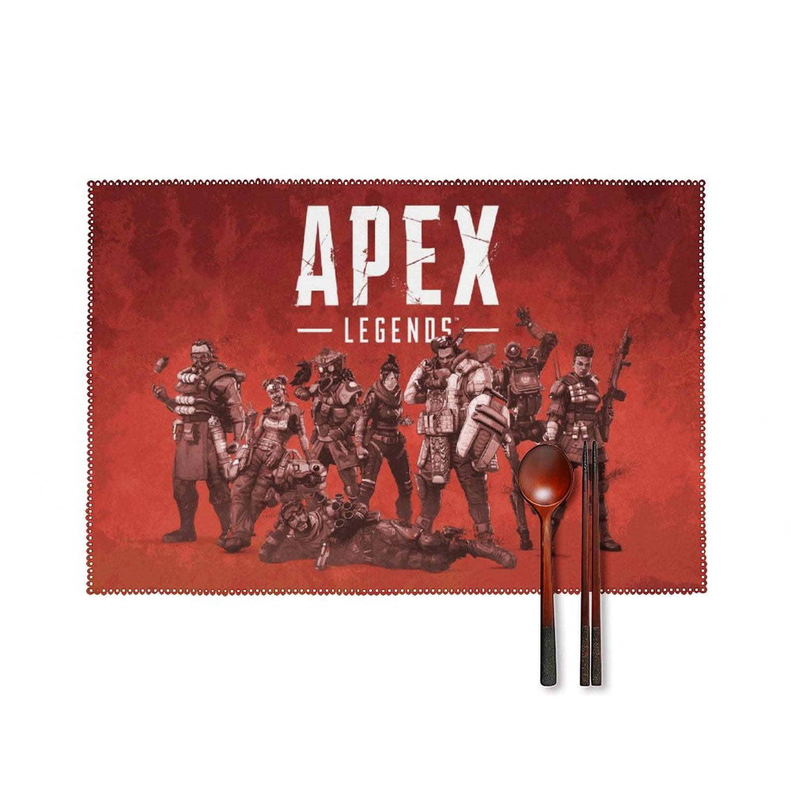 Apex Legends Placemats Set of 4, 12x18 Inch Table Mats for Party ...