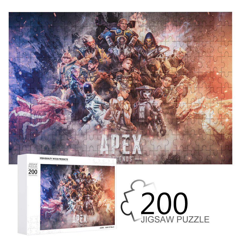 Apex Legends Puzzle For Adults & Kids - 200 Piece Jigsaw Puzzle ...