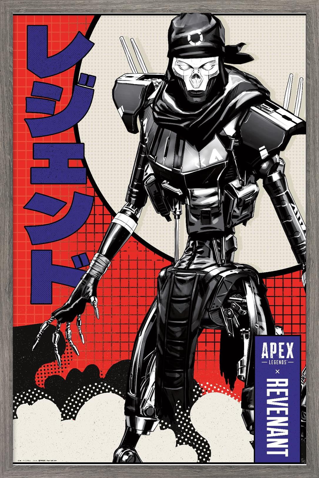 Apex Legends - Revenant Manga Wall Poster, 14.725" x 22.375" Framed ...