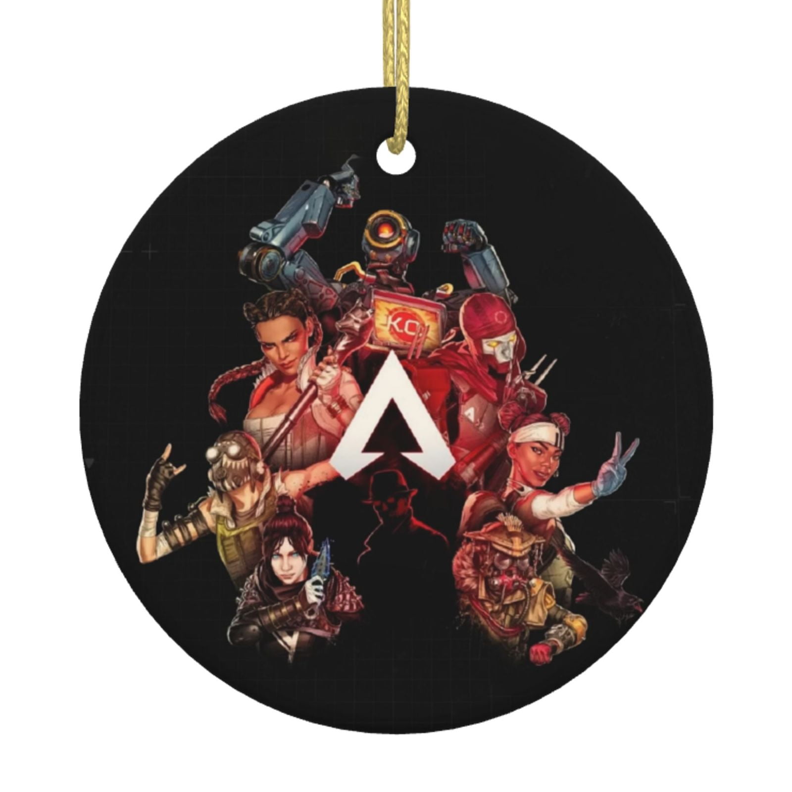Apex Legends Round Ceramic Pendant Christmas Decoration Holiday with ...