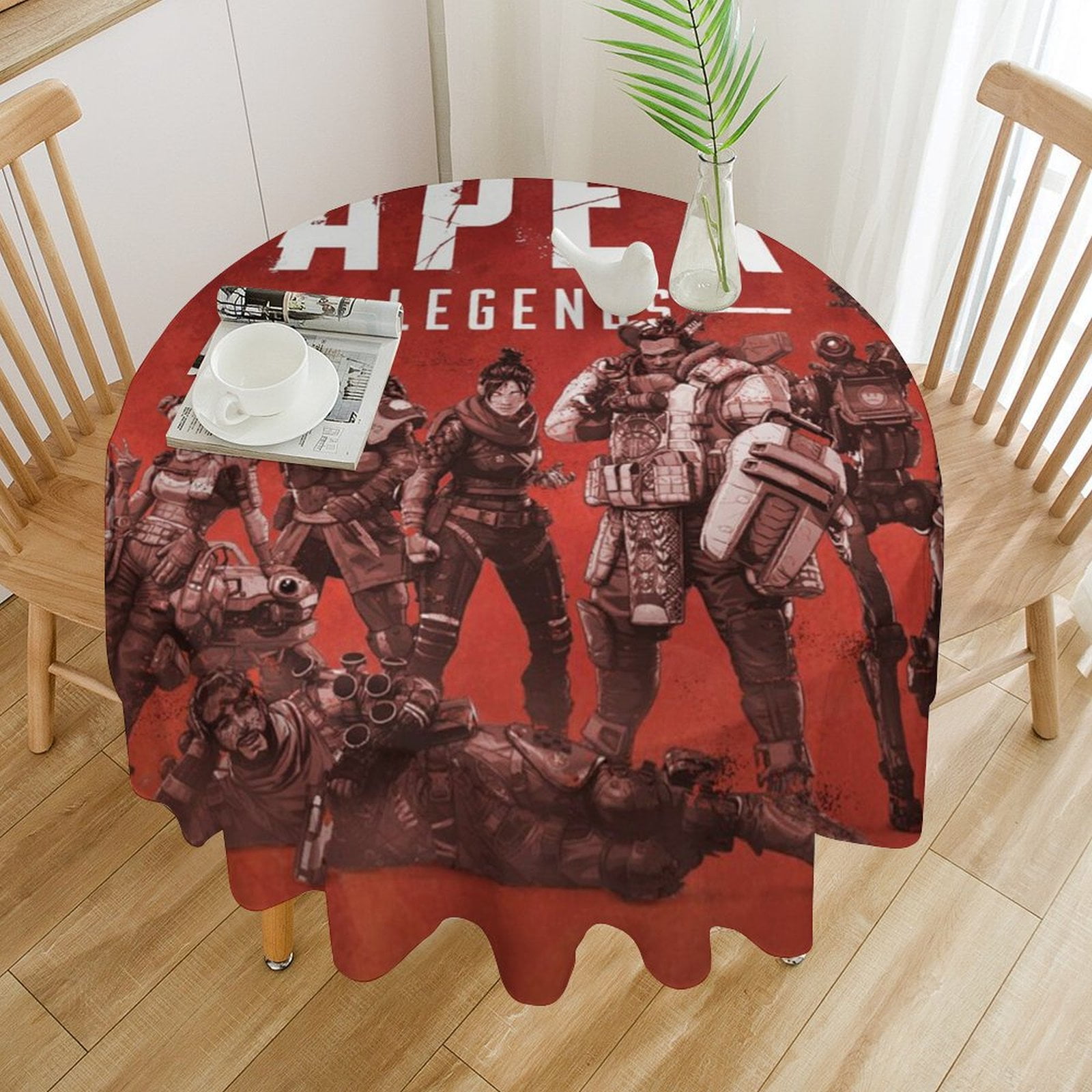 Apex Legends Round Tablecloth Print Decorative Table Cover Washable ...