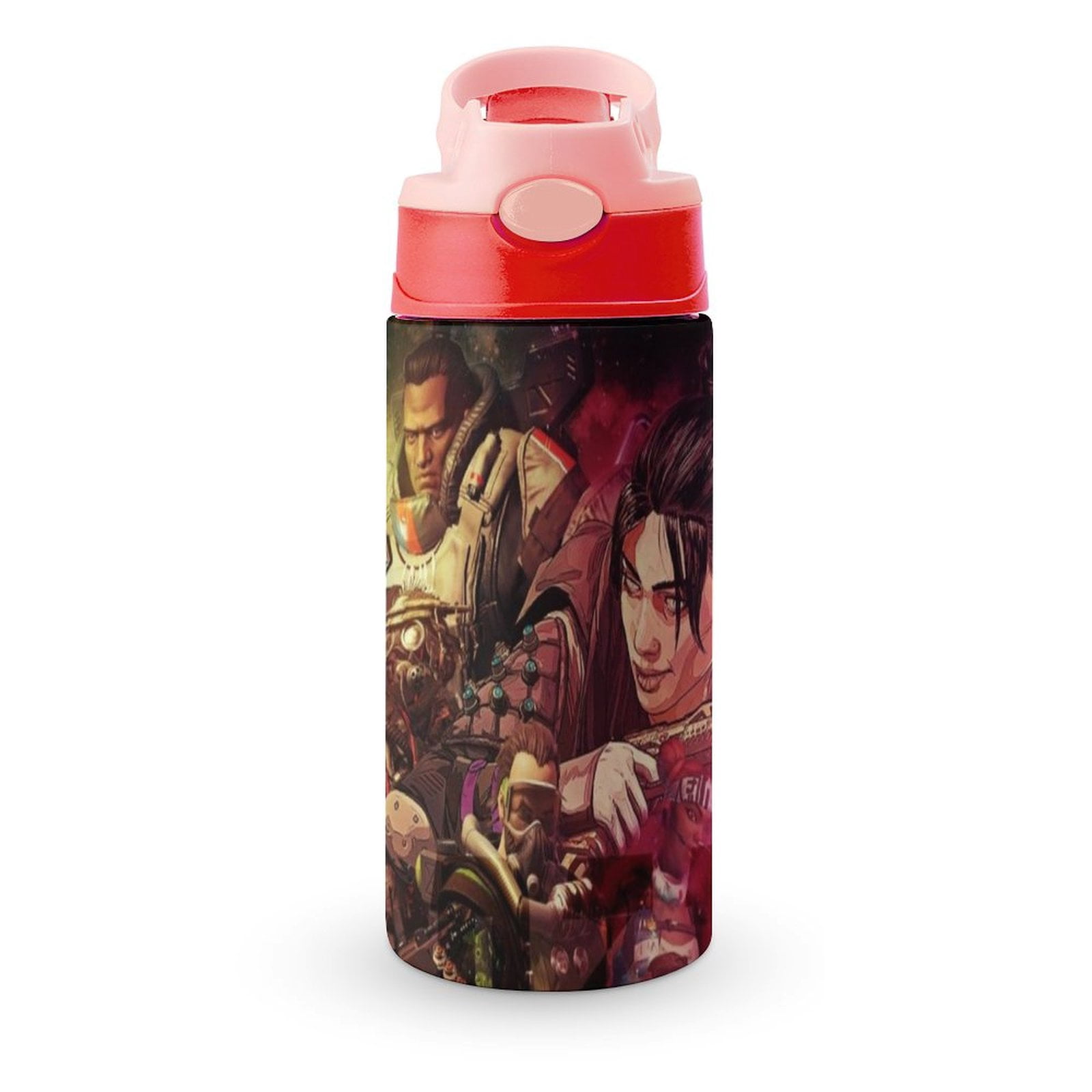 Apex Legends Stainless Steel Water Bottle with Straw Children's Vacuum ...