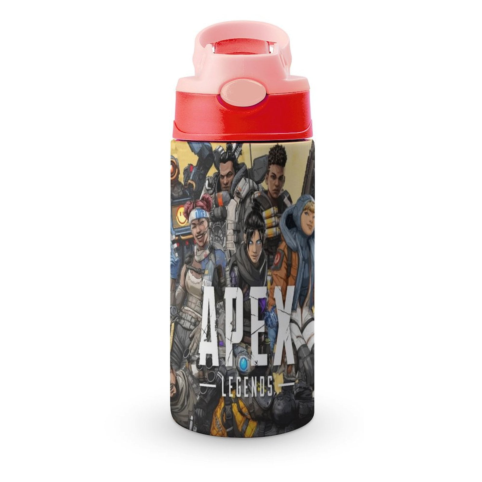 Apex Legends Stainless Steel Water Bottle with Straw Children's Vacuum ...