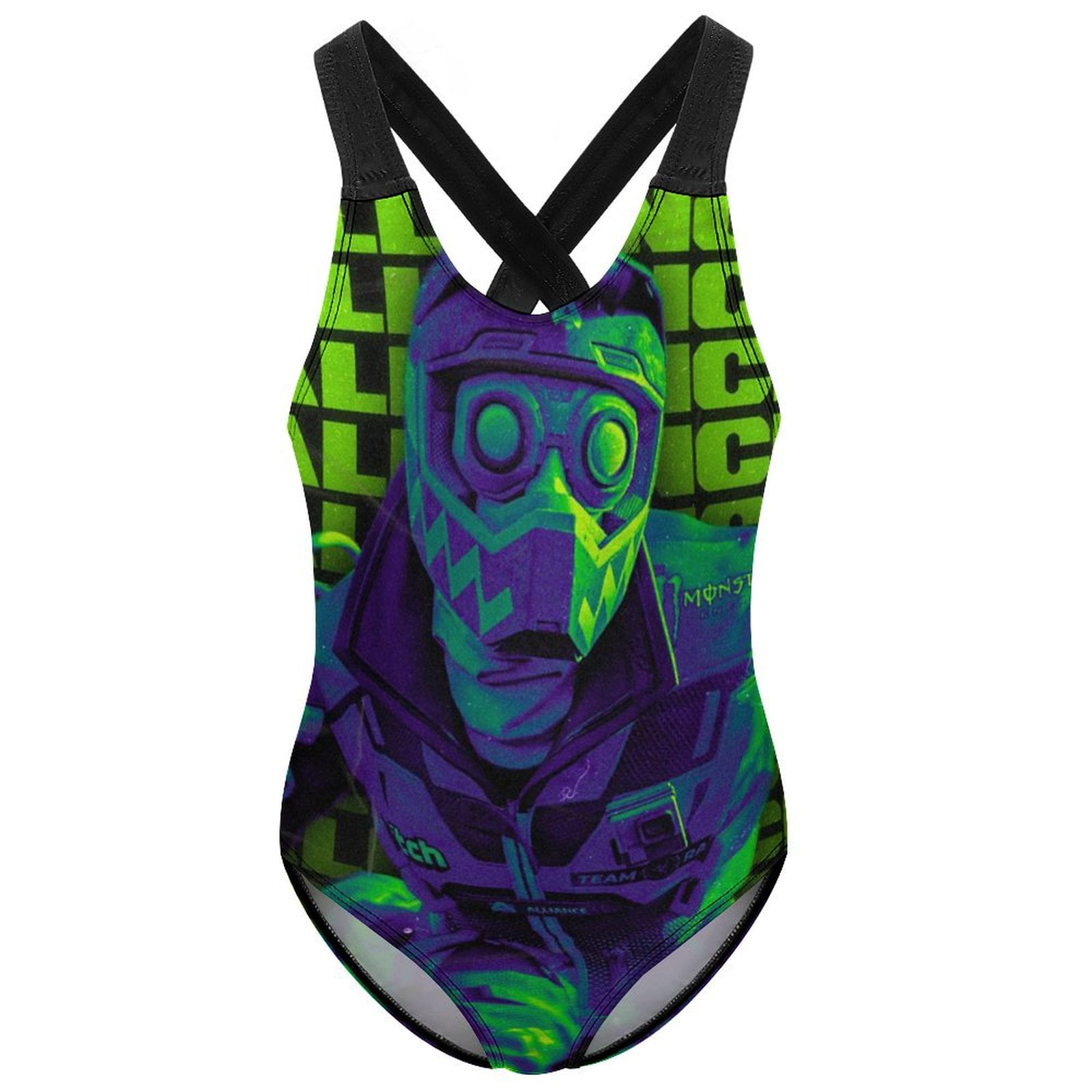 Apex Legends Swimwear Kids' One-Piece Swimsuit Quick-Dry Cute Printed ...