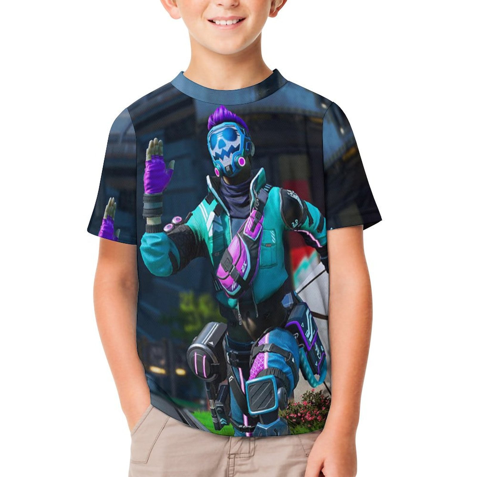 Apex Legends T Shirt for Boys Girls, Kids Novelty Crew Neck Shirts ...