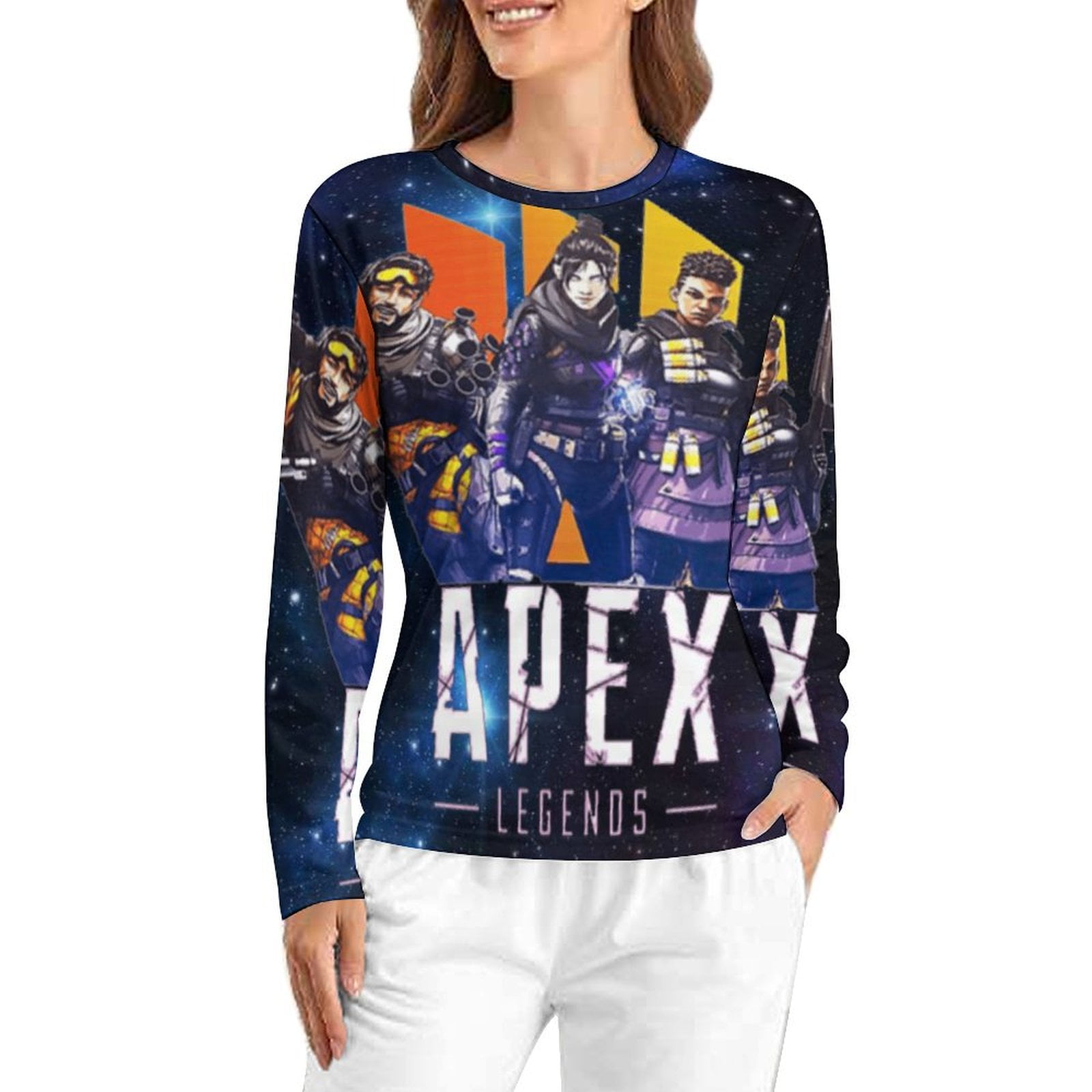 Apex Legends Women's Pajama Top 3D Digital Print Sleepwear Trendy ...